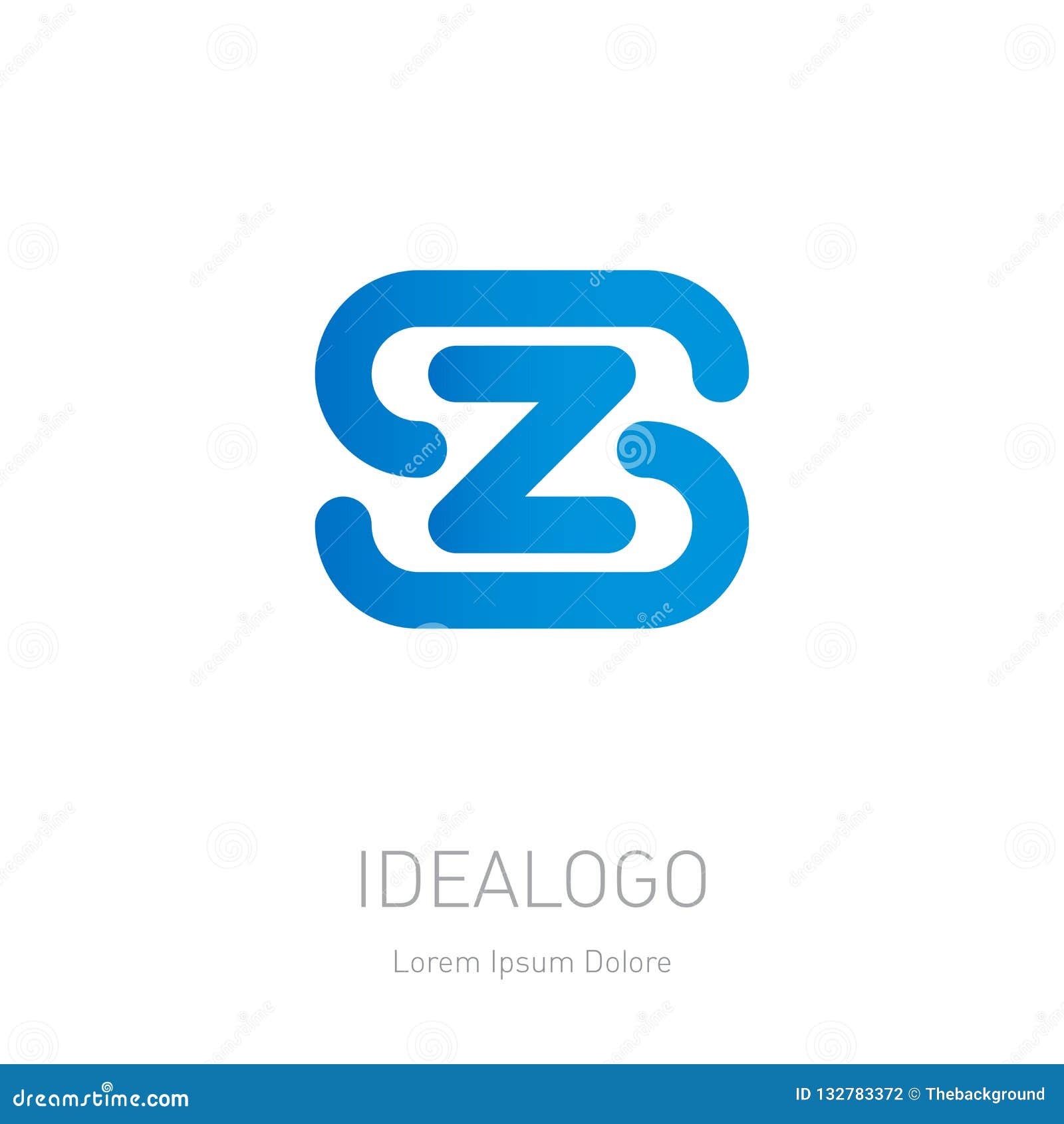 S and Z Logo. ZS - Vector Design Element or Icon. Initial Monogram ...