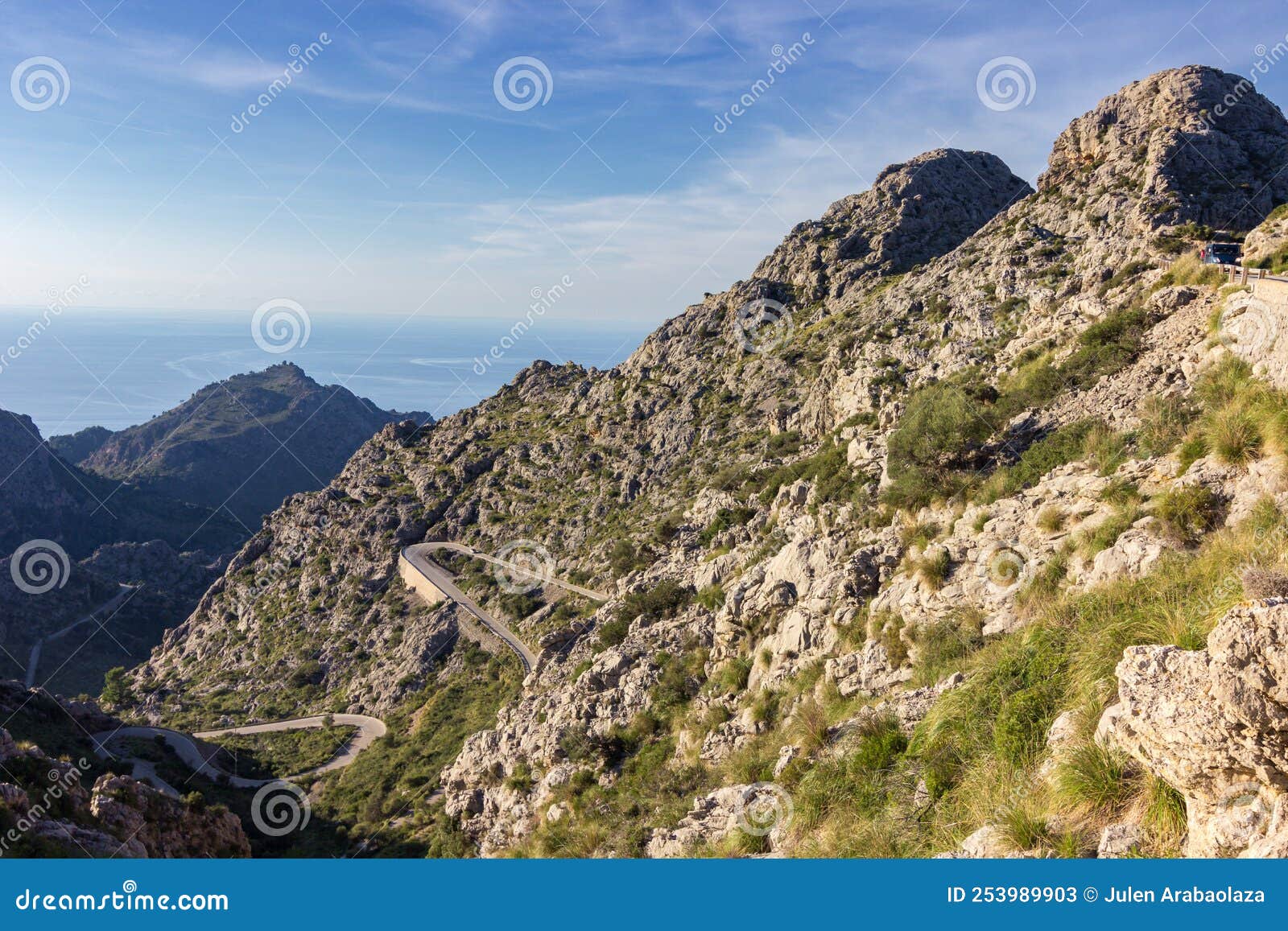 Sa Calobra Road in Mallorca Spain Stock Image - Image of curve, spanish ...