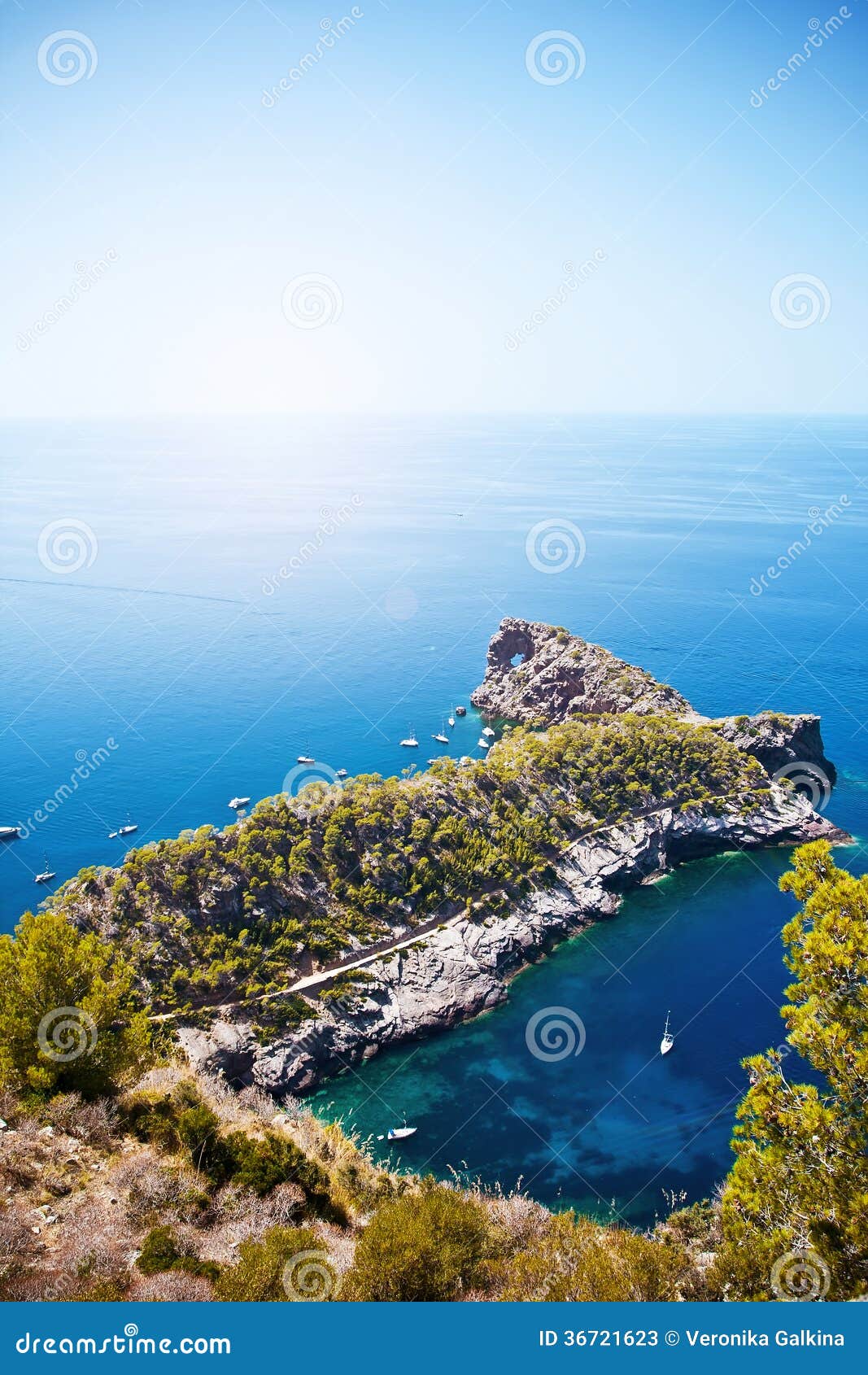 SA Foradada, Majorque, Espagne Image stock - Image du europe, extérieur ...