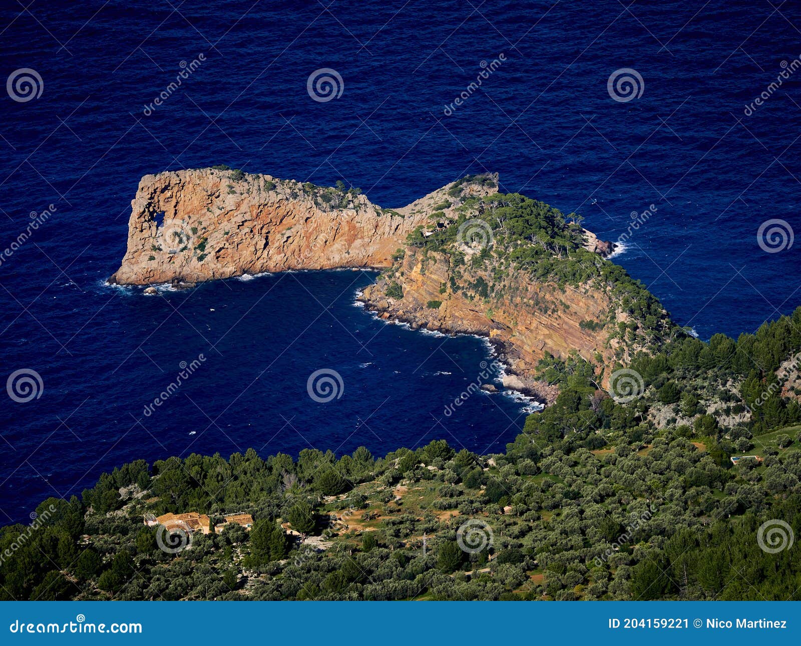 Sa Foradada, Mallorca, Serra De Tramuntana Stock Image - Image of ...