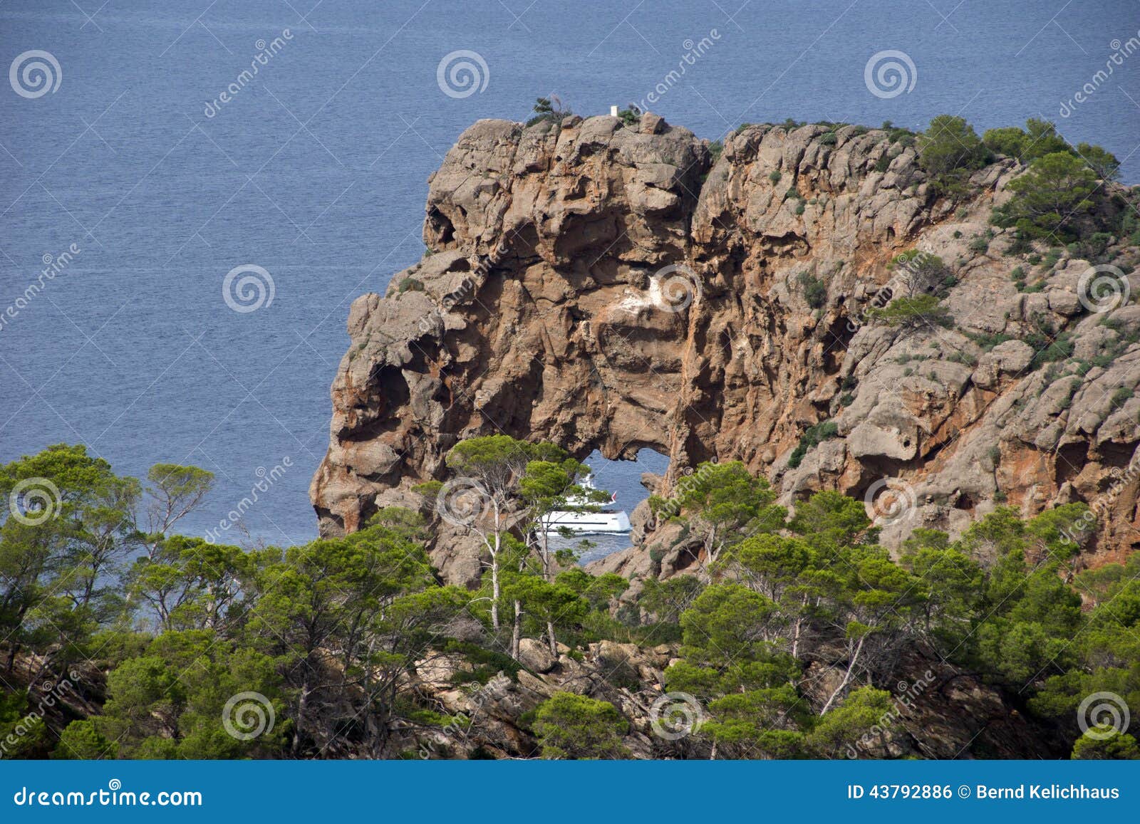 Sa Foradada stock photo. Image of hike, majorca, rock - 43792886