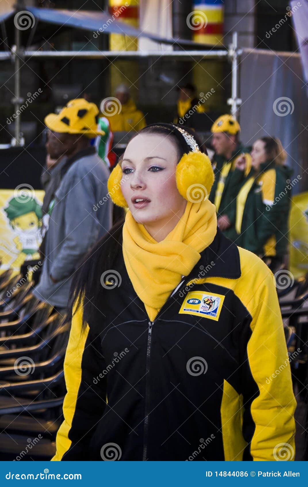 SA Soccer Fan Braves the Cold Editorial Photo - Image of spectate ...