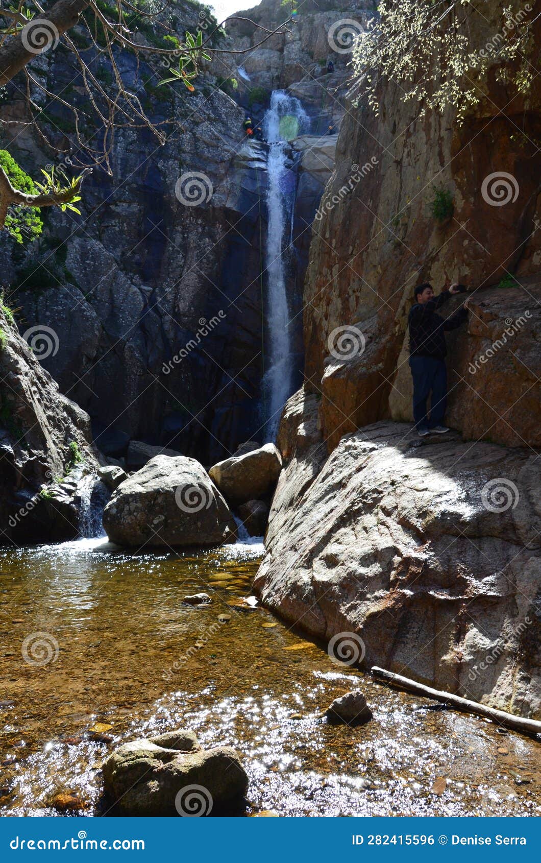 Sa Spendula Waterfalls, Villacidro, Sardinia Stock Photo - Image of ...