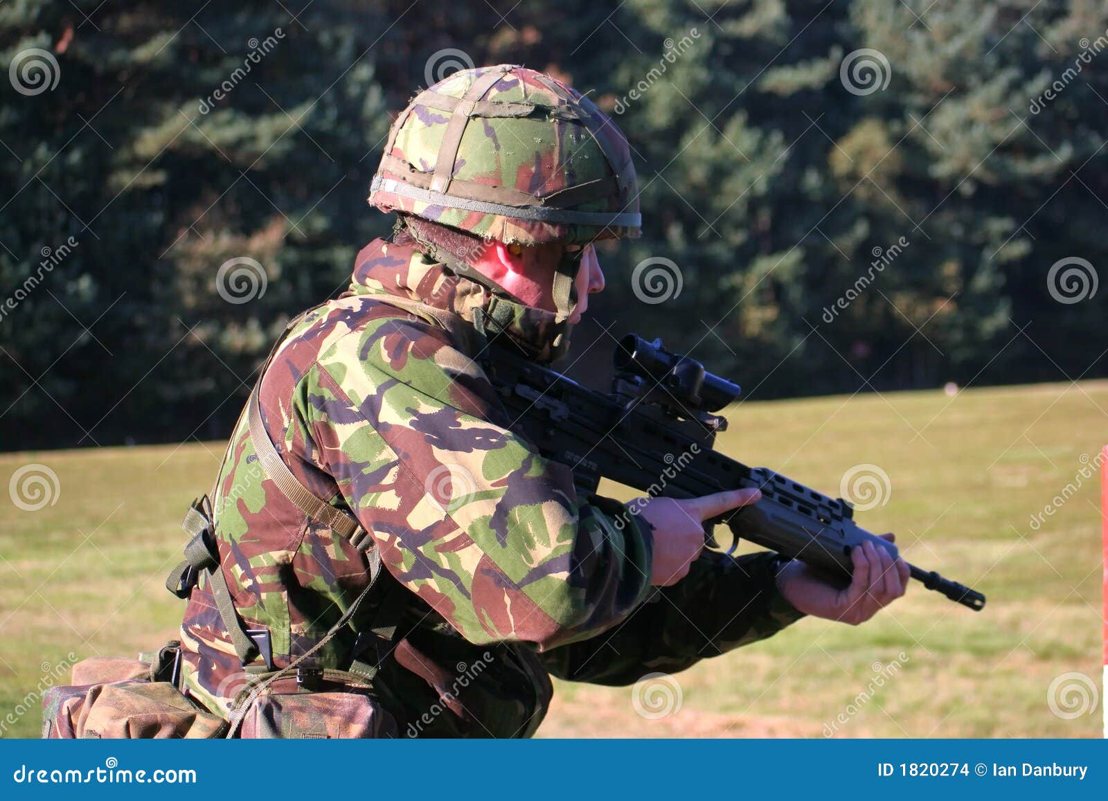 SA80 Firing stock photo. Image of trigger, training, sight - 1820274