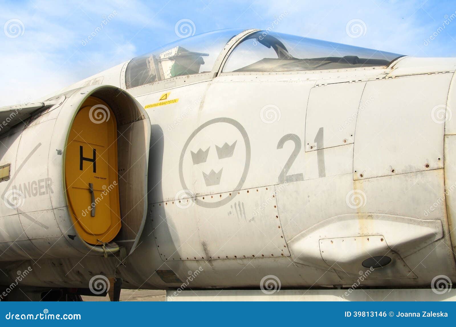 SAAB AJSF 37 Viggen Close Up Editorial Photo - Image of iron, ajsf ...