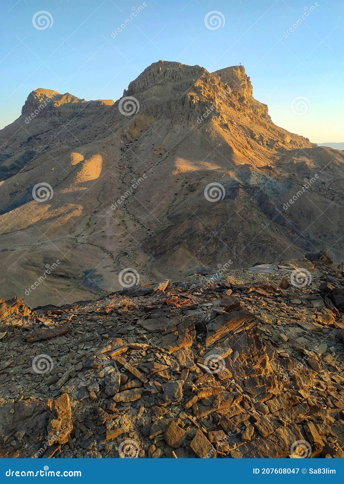 Saal steps mountain, Oman stock image. Image of saal - 207608047