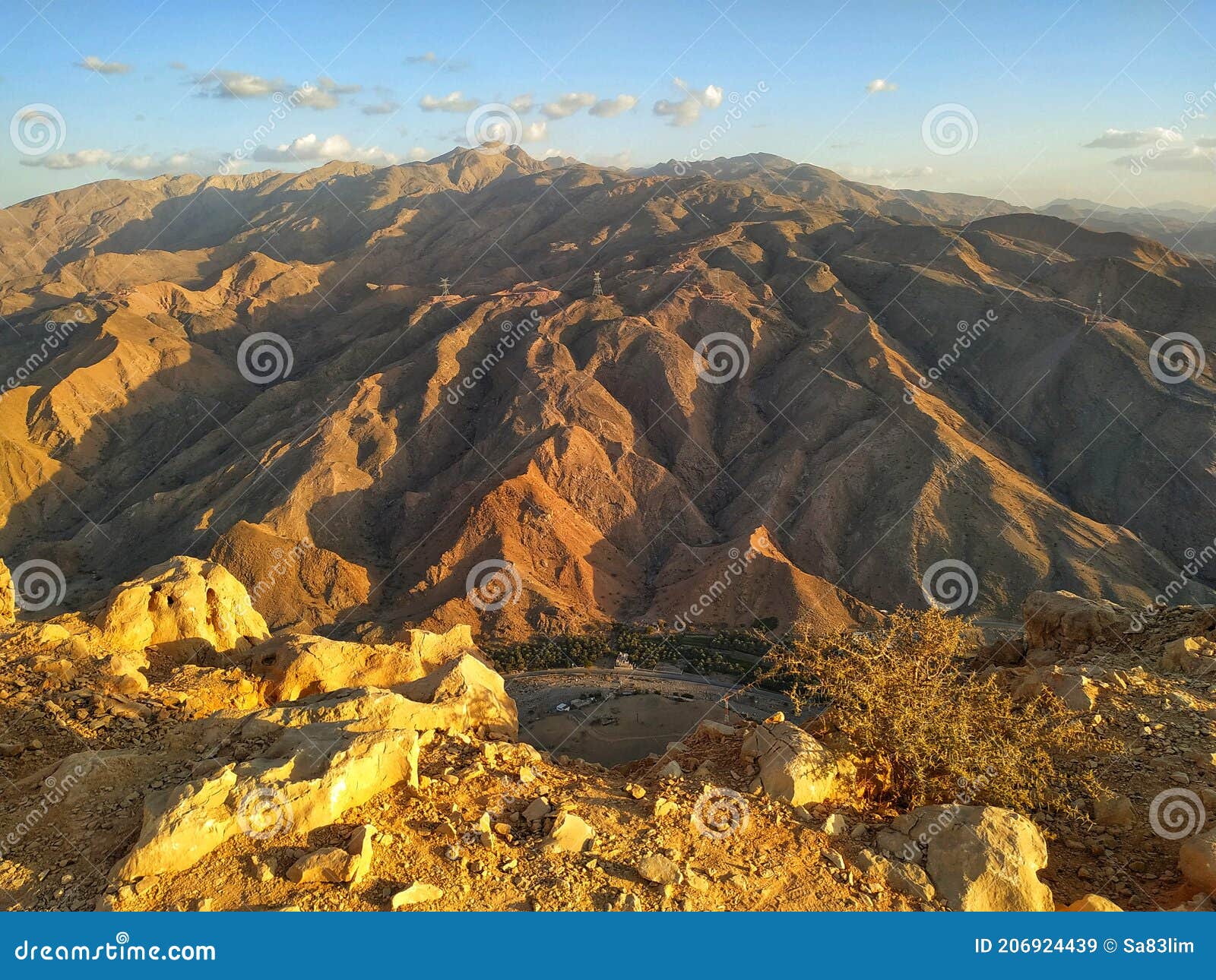 Saal Steps Mountains , Muscat Sultanate of Oman Stock Image - Image of ...