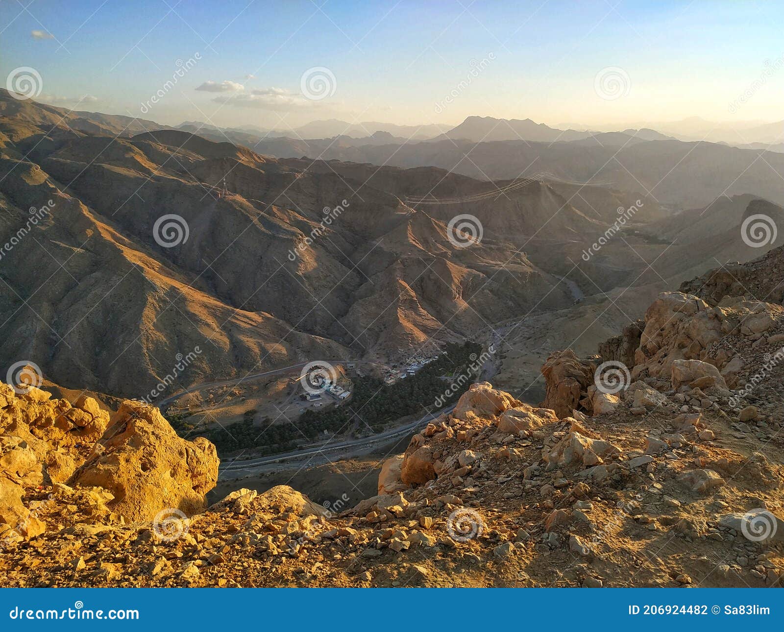 Saal Steps Mountains , Muscat Sultanate of Oman Stock Photo - Image of ...