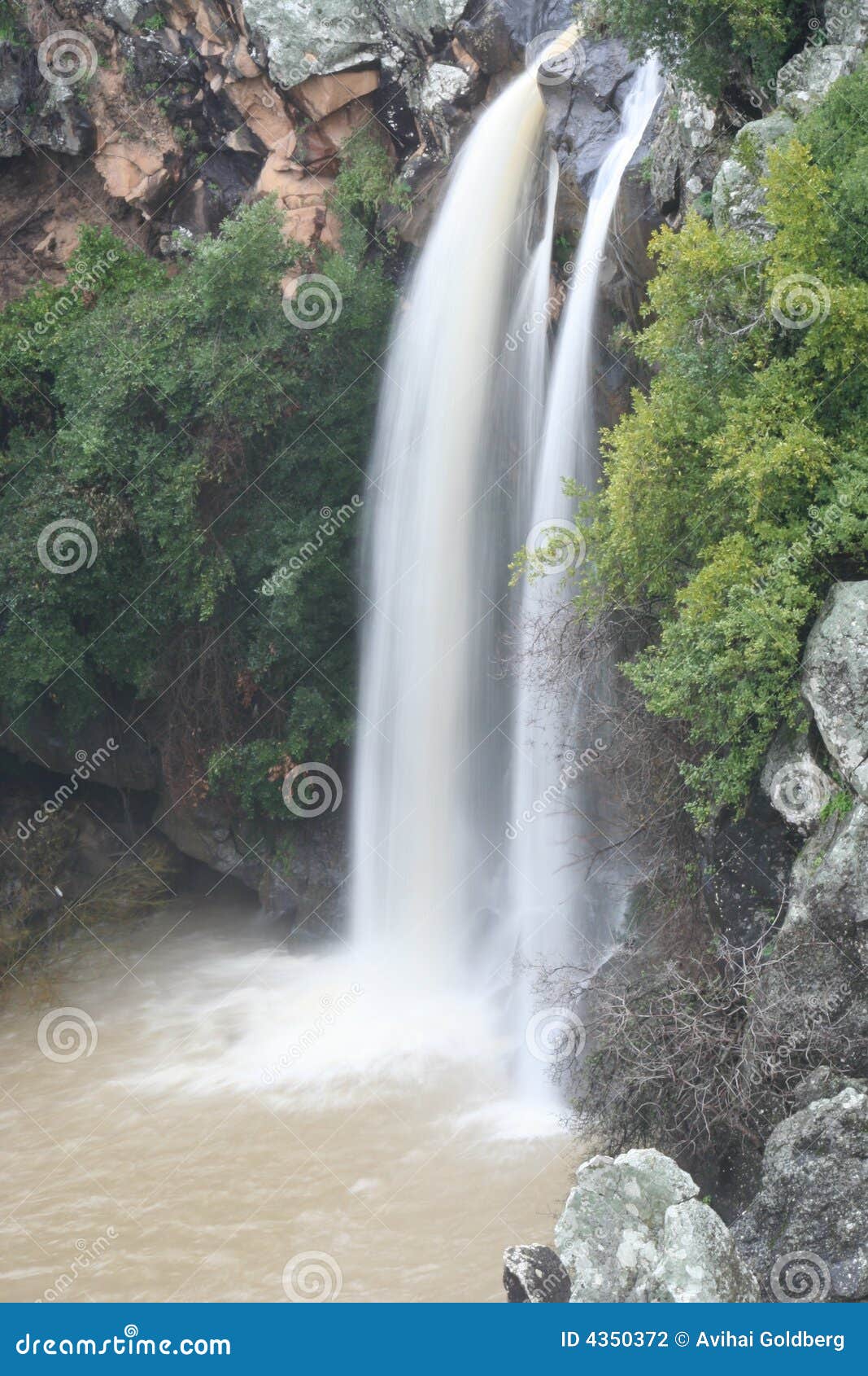 Saar waterfall stock photo. Image of strength, heights - 4350372