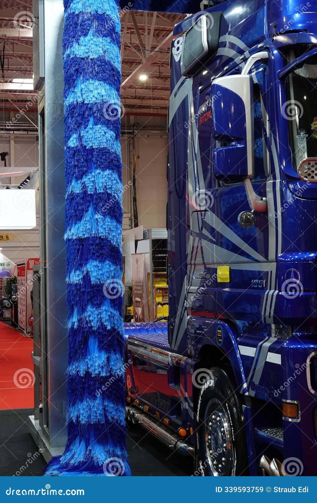 SAB 2024 - Truck and Bus Washing System Stock Image - Image of device ...