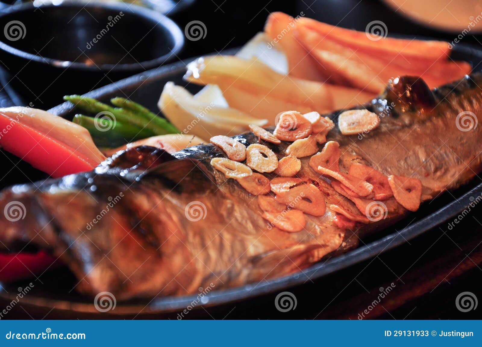 Saba fish steak stock image. Image of diet, appetizer - 29131933