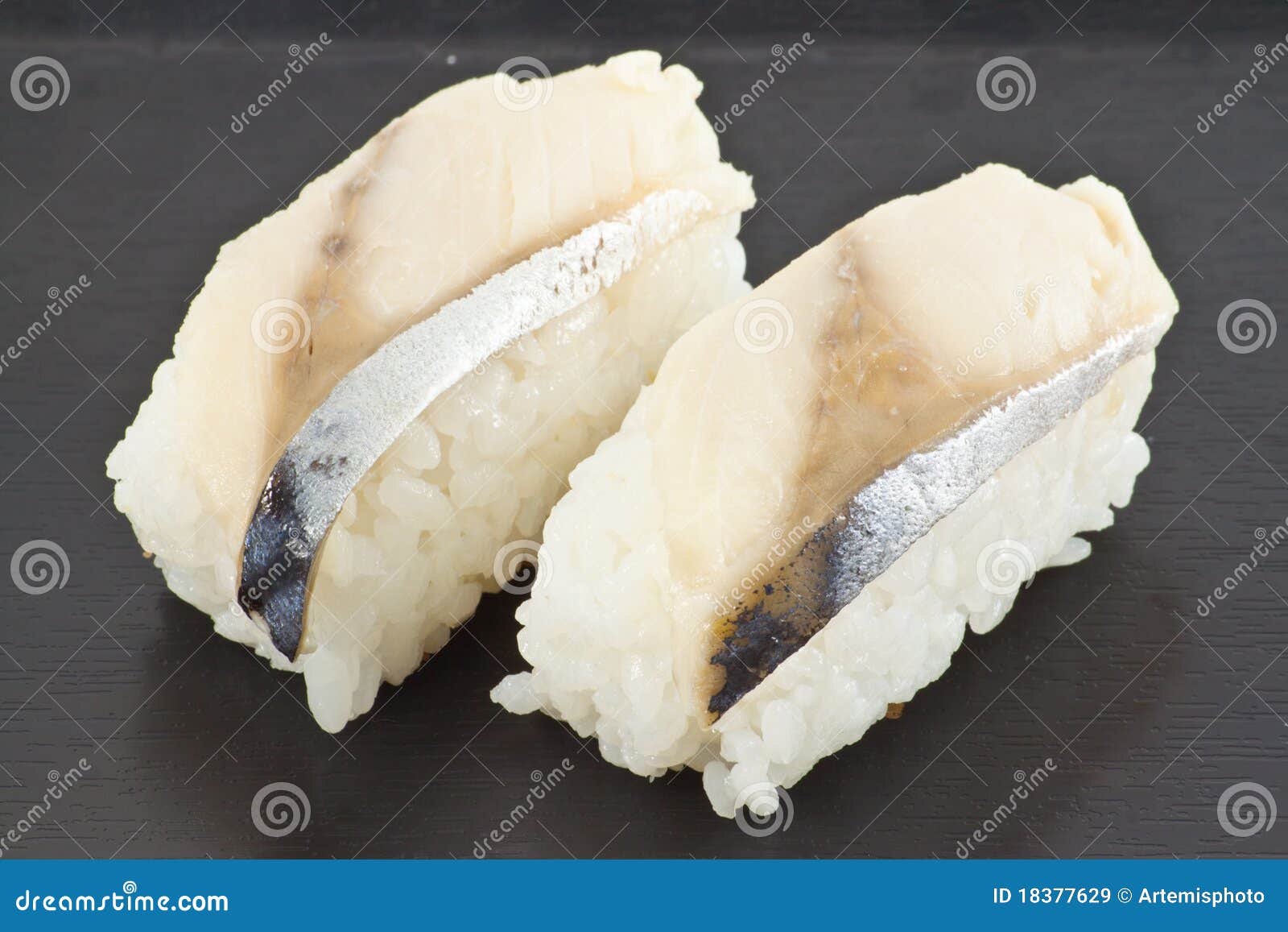 Saba sushi stock image. Image of healthy, salmon, fish - 18377629
