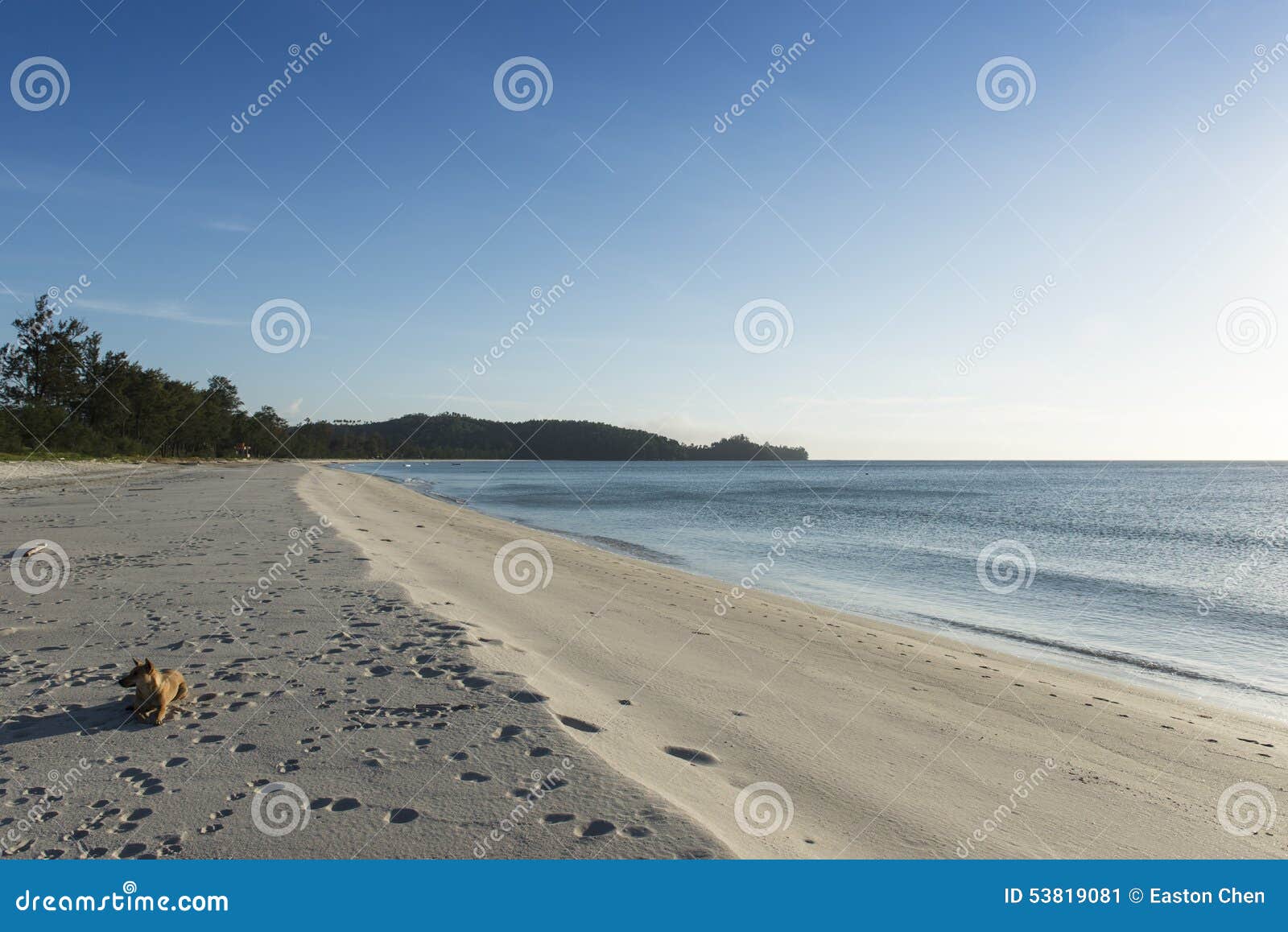 Sabah beach landscape stock image. Image of unmanned - 53819081