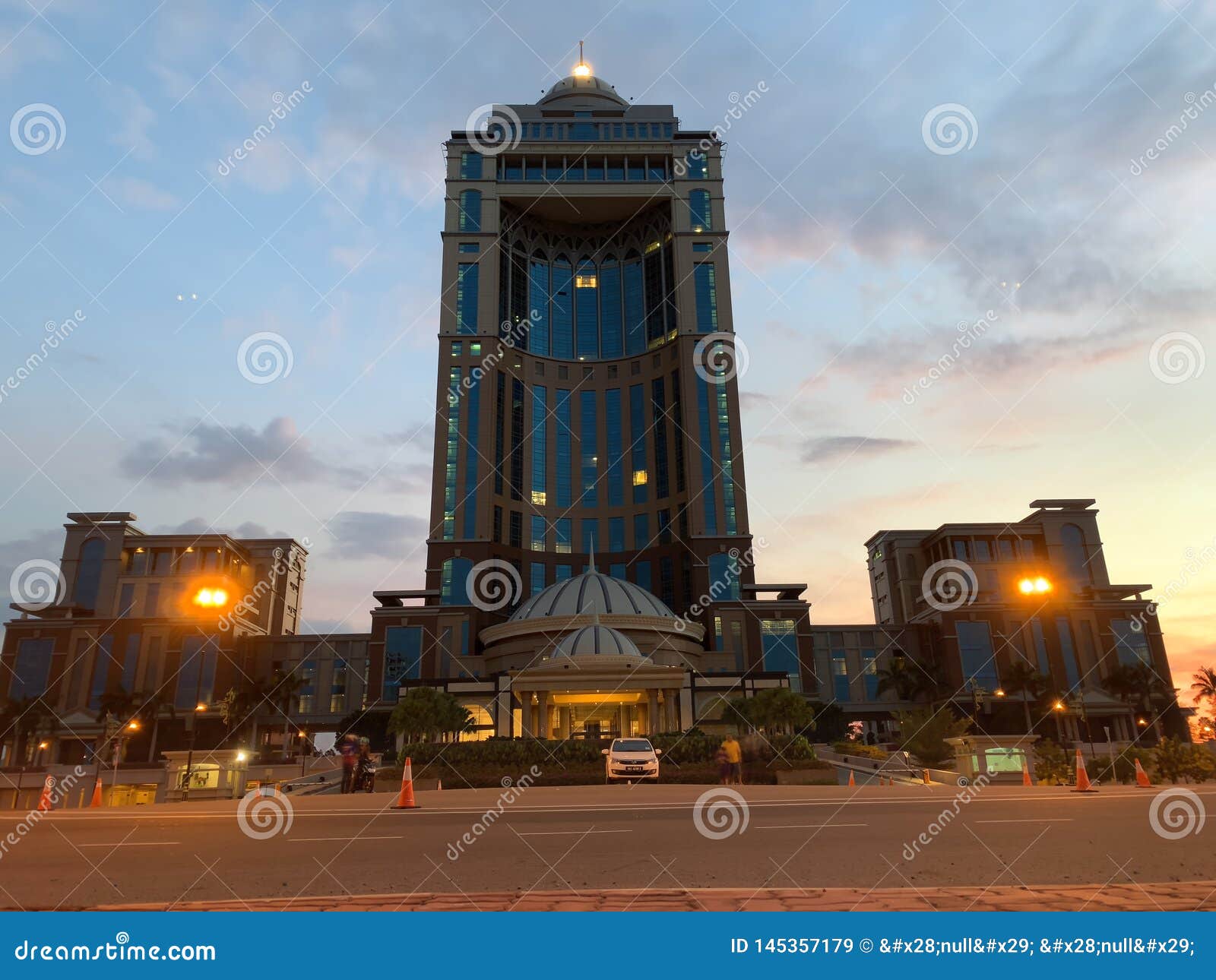 Sabah State Administrative Building Editorial Stock Image - Image of ...