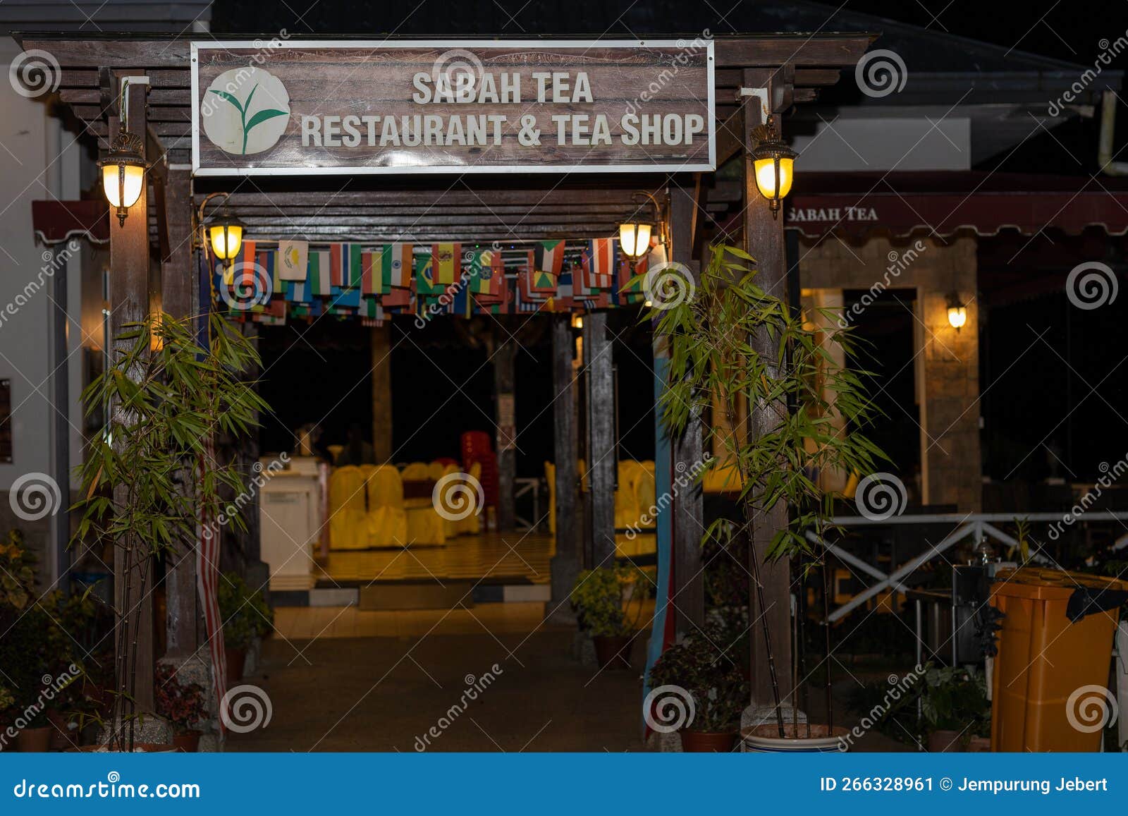 Sabah Tea Restaurant and Tea Shop Signboard Editorial Photo - Image of ...