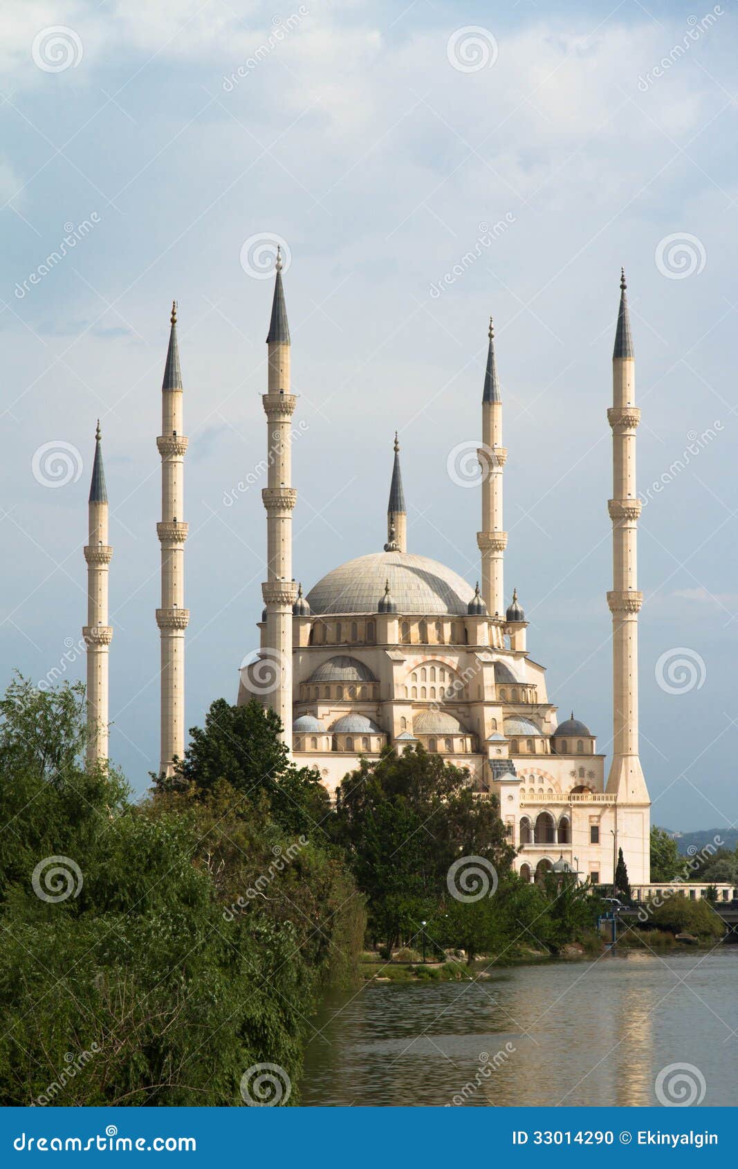 Sabanci Center Mosque in Adana Stock Photo - Image of nation ...