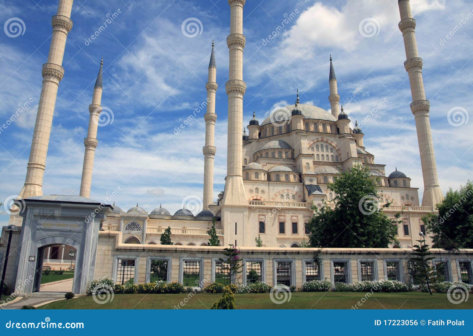 Sabanci Central Mosque in Adana. Stock Photo - Image of detail, adana ...
