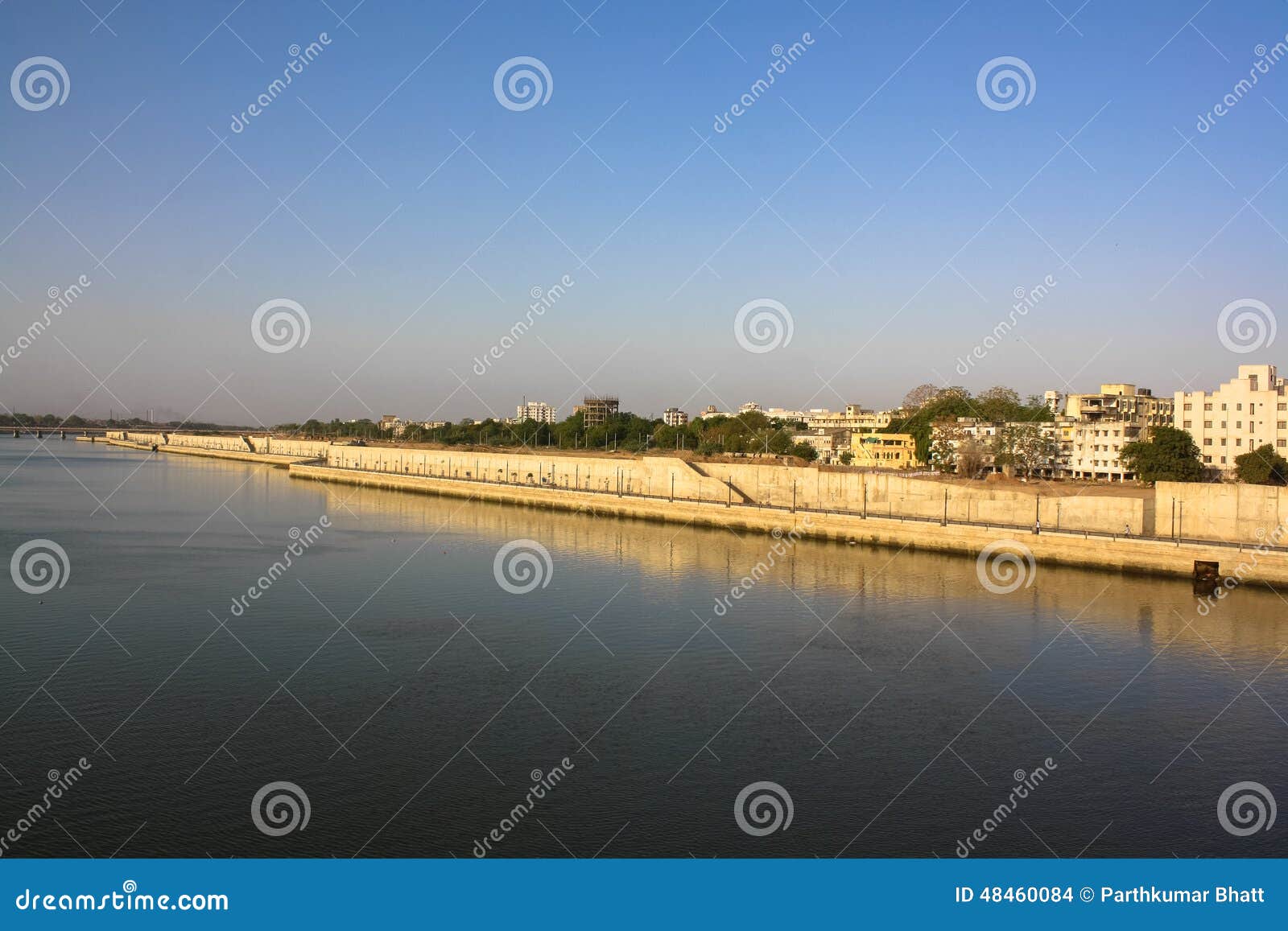 Sabarmati River Front Ahmedabad. Editorial Stock Image - Image of ...
