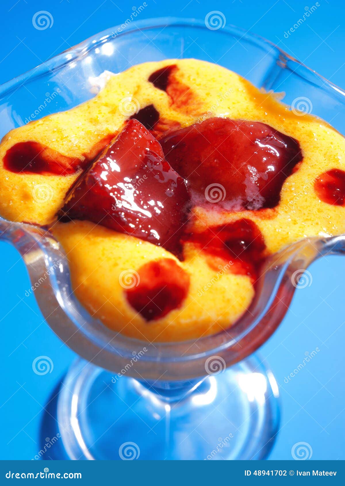 Sabayon With Peaches Stock Photography | CartoonDealer.com #48941702