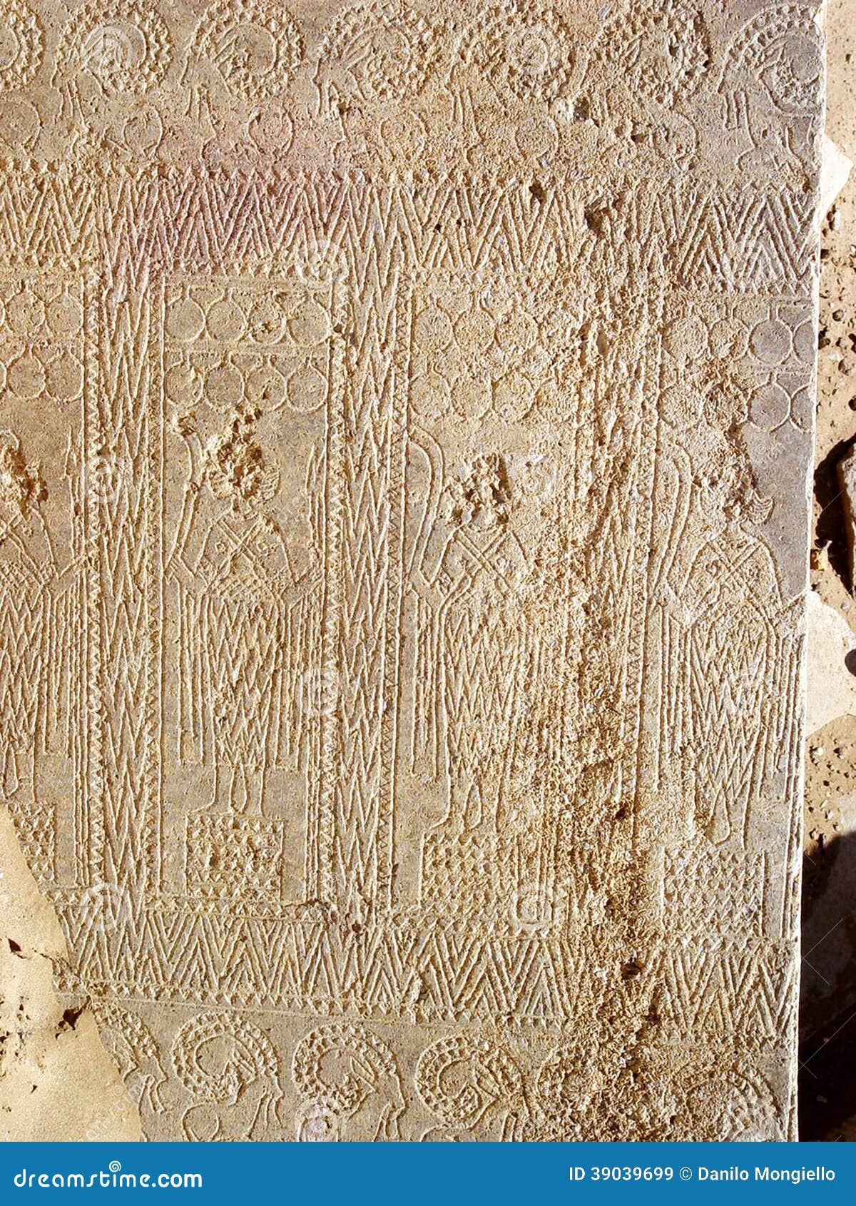 Sabean stele stock image. Image of desert, tamna, archaeology - 39039699