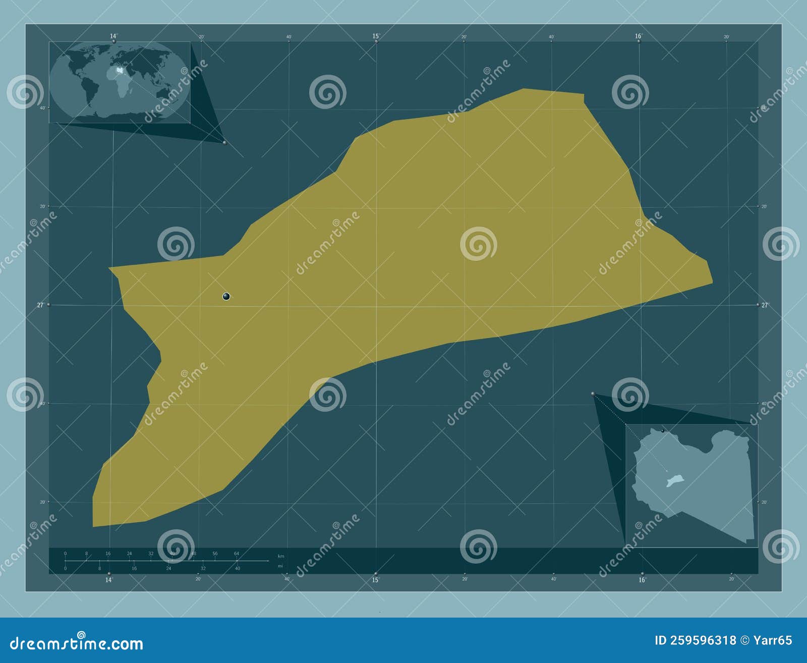 Sabha, Libya. Solid. Major Cities Stock Illustration - Illustration of ...
