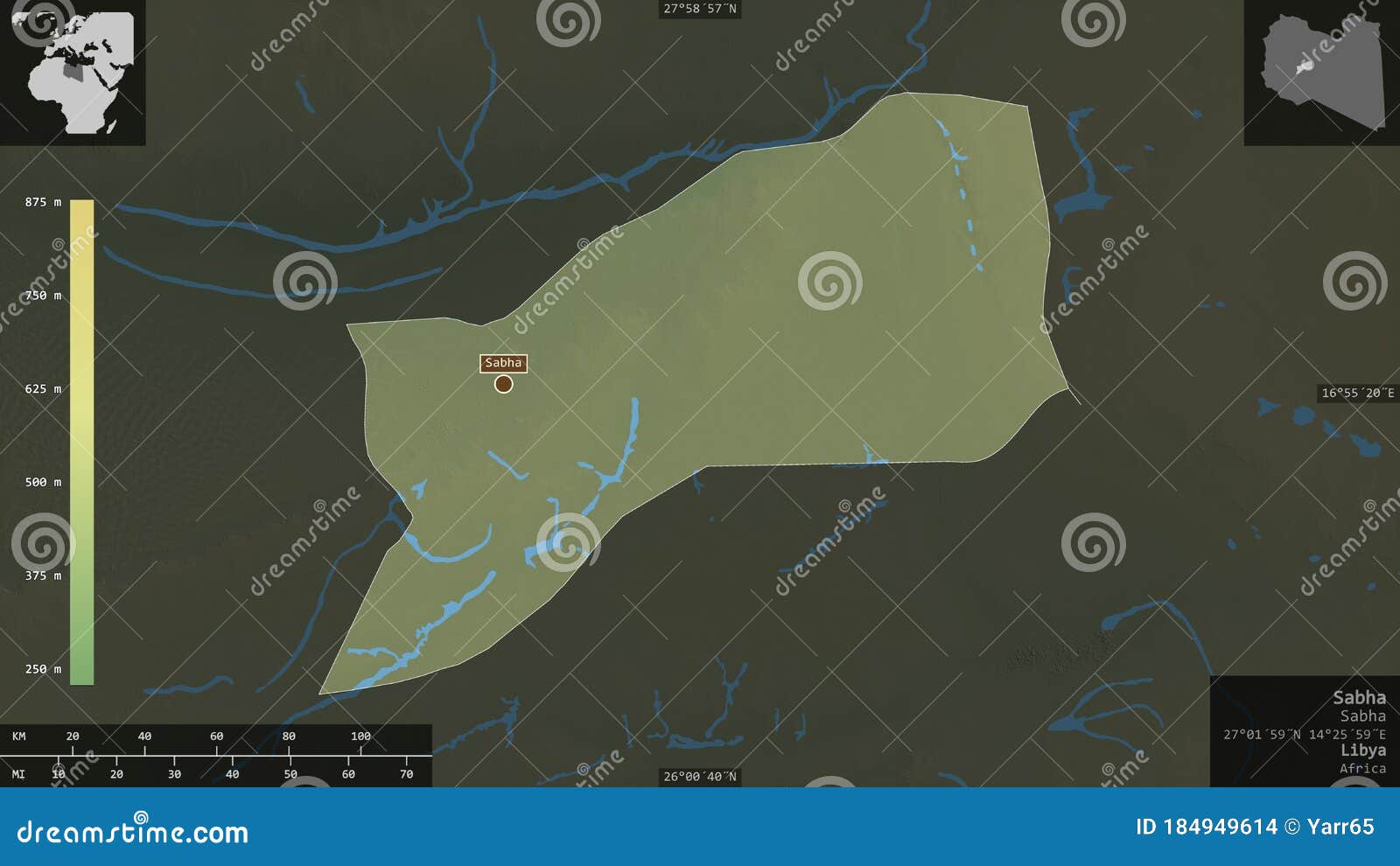 Sabha, Libya - Composition. Physical Stock Illustration - Illustration ...