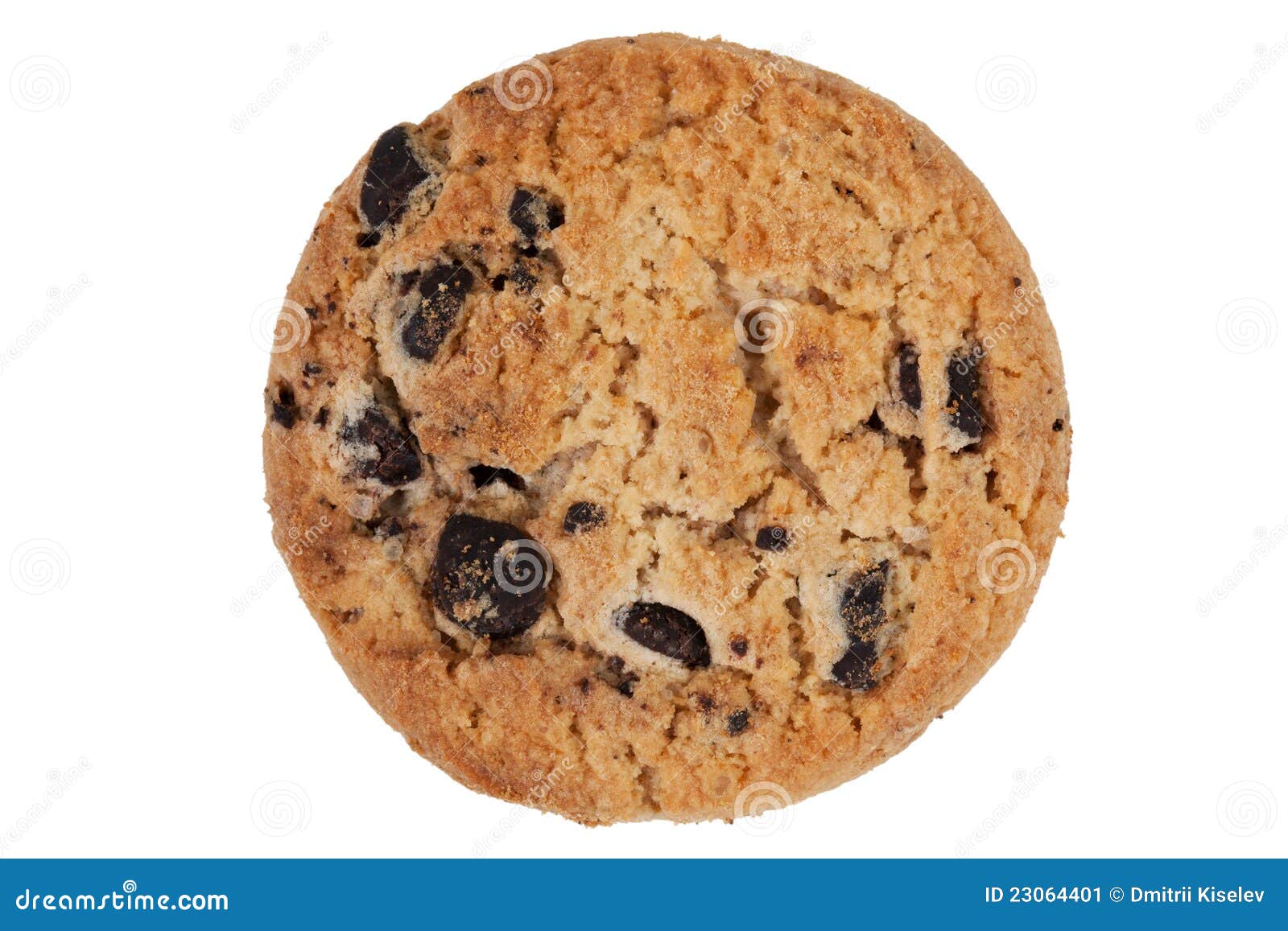 Sablé Rond Avec Du Chocolat Image stock - Image of biscuit, empilé ...