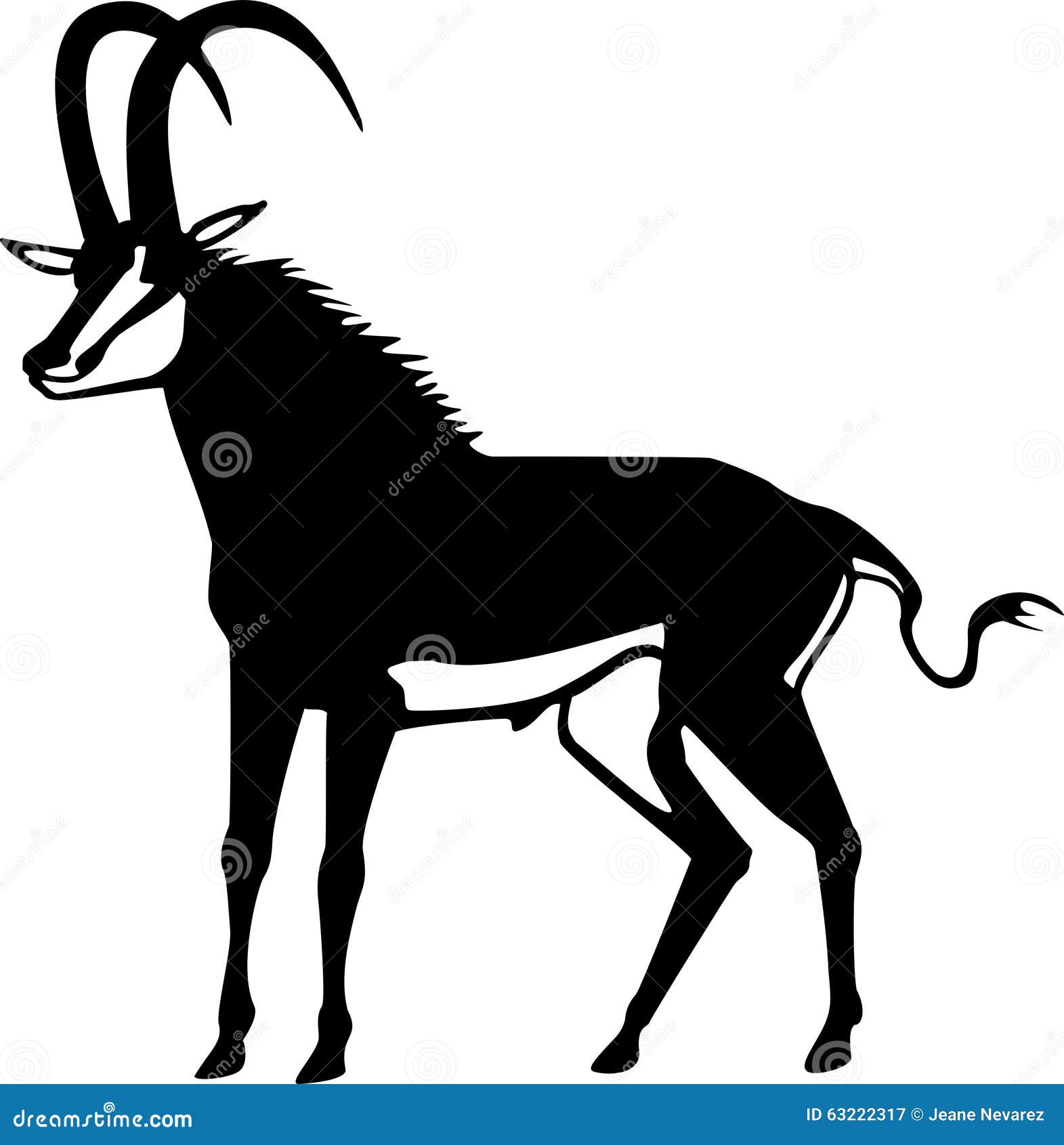 Sable Vector Illustration | CartoonDealer.com #56032982