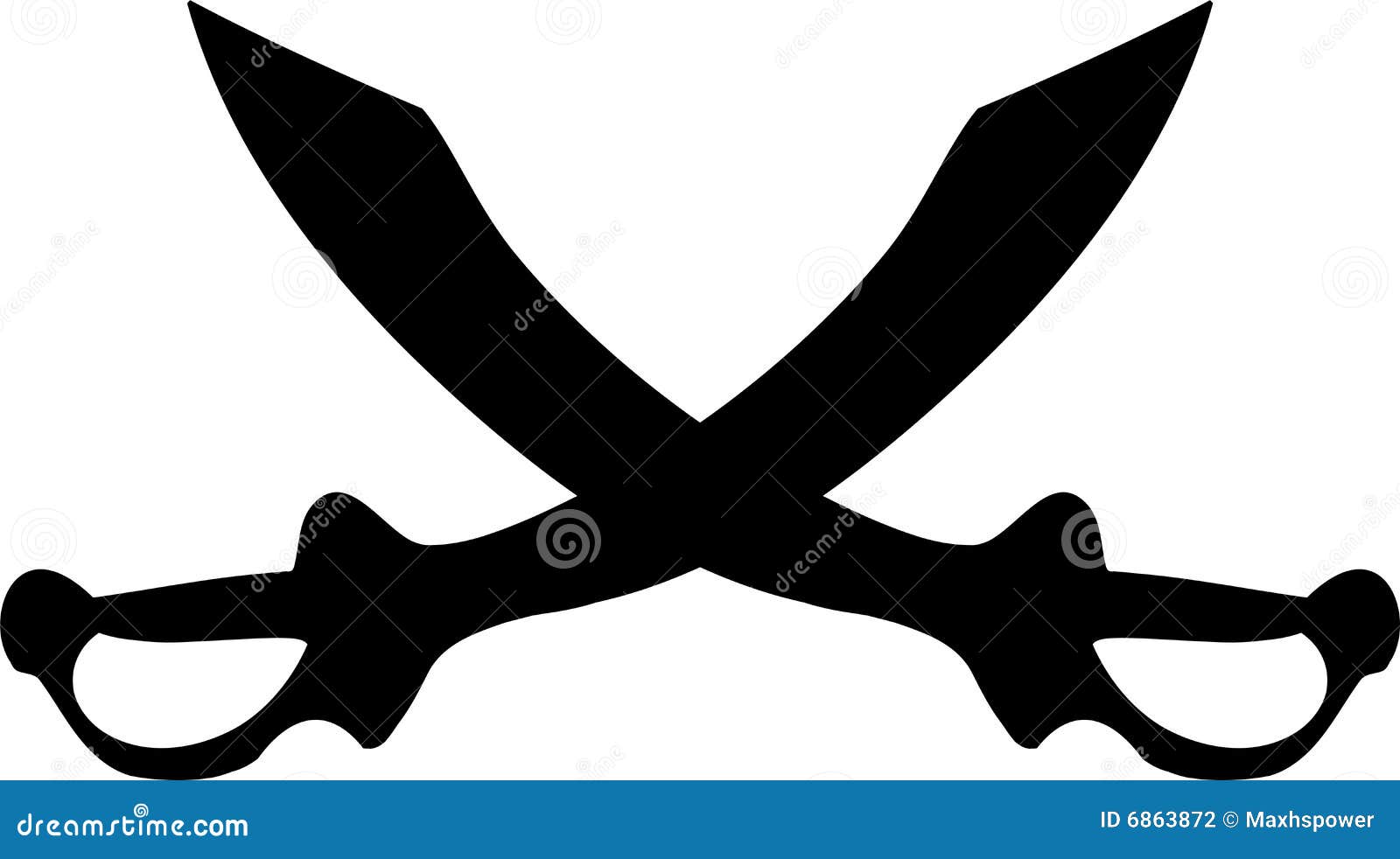 Sable del pirata cruzado stock de ilustración. Ilustración de muestra ...