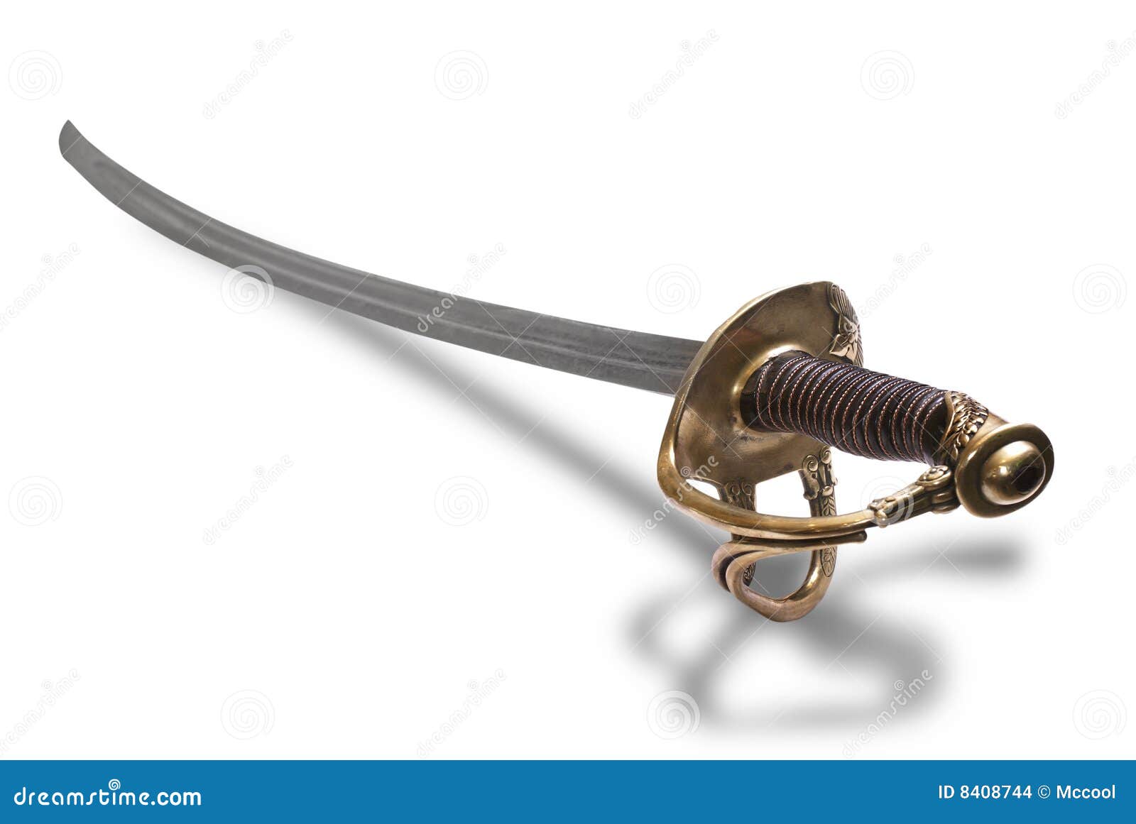 Sable Francés Del Oficial (sable). Foto de archivo - Imagen de historia ...