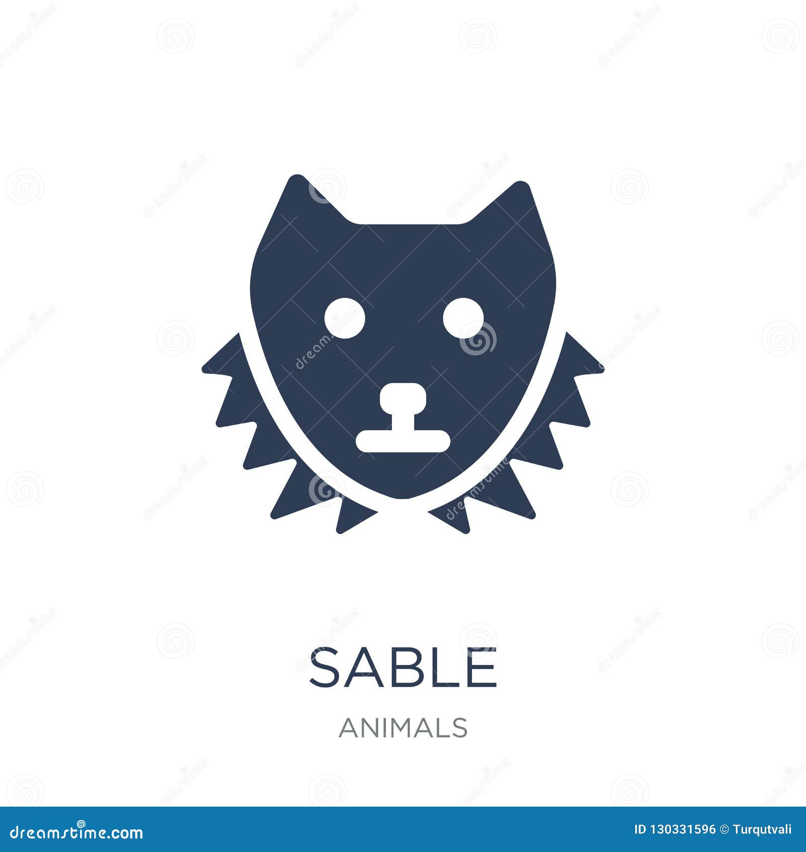 Sable Icon. Trendy Sable Logo Concept On White Background From A ...