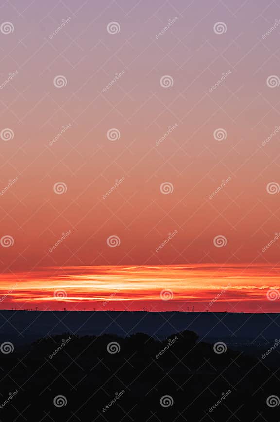 Sablet, Provence, France, Sunset Stock Photo - Image of front, golden ...
