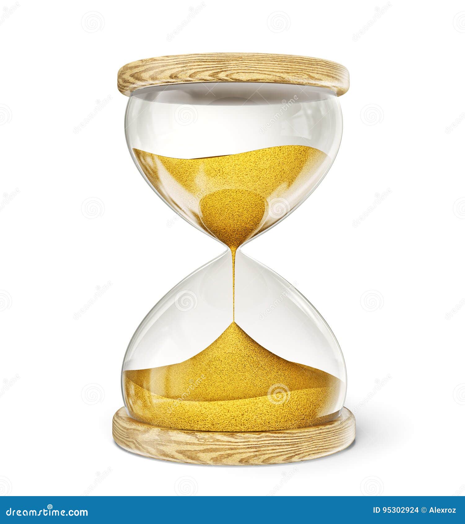 Sablier illustration stock. Illustration du illustration - 95302924