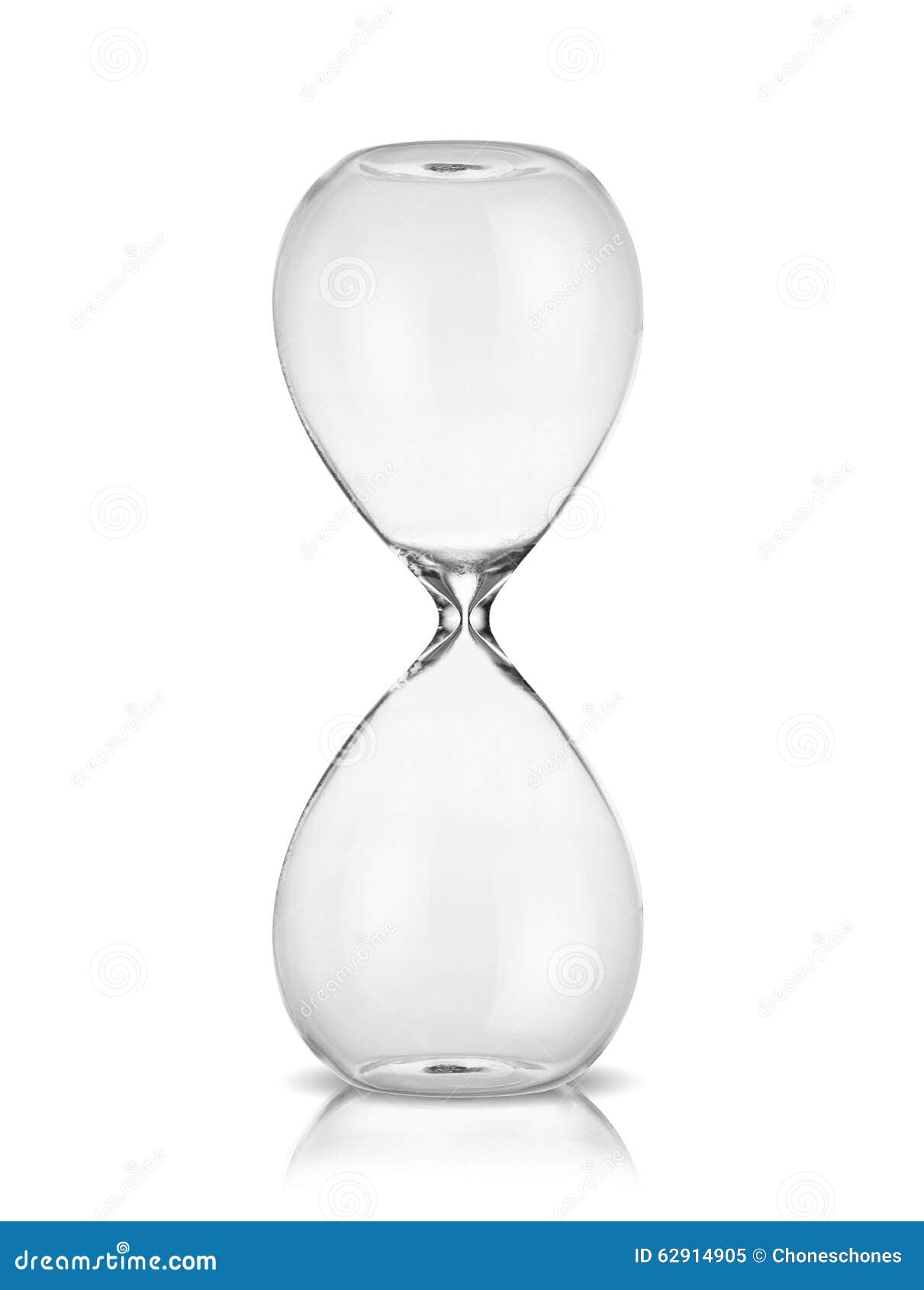 Sablier vide image stock. Image du minuterie, dépassement - 62914905