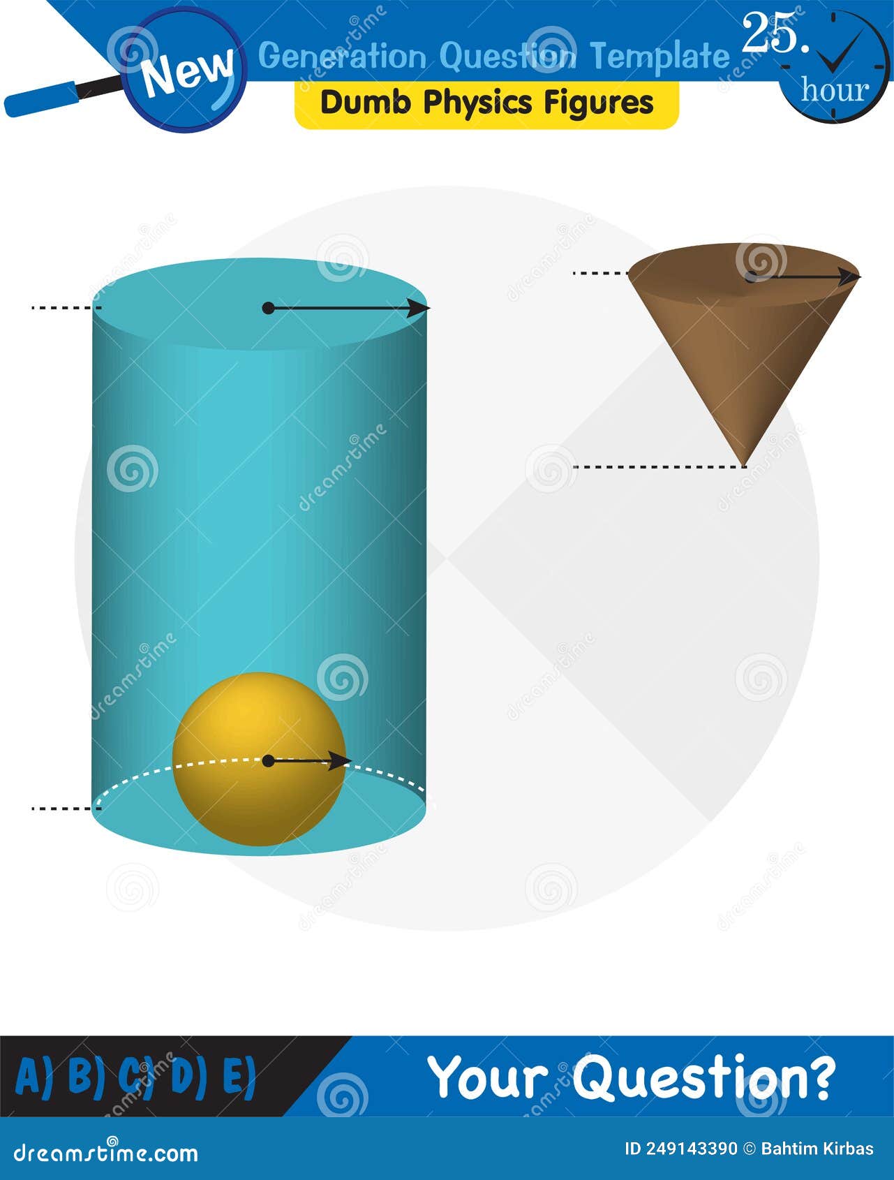 Physics, Solid Shapes, Center of Mass, Next Generation Question ...