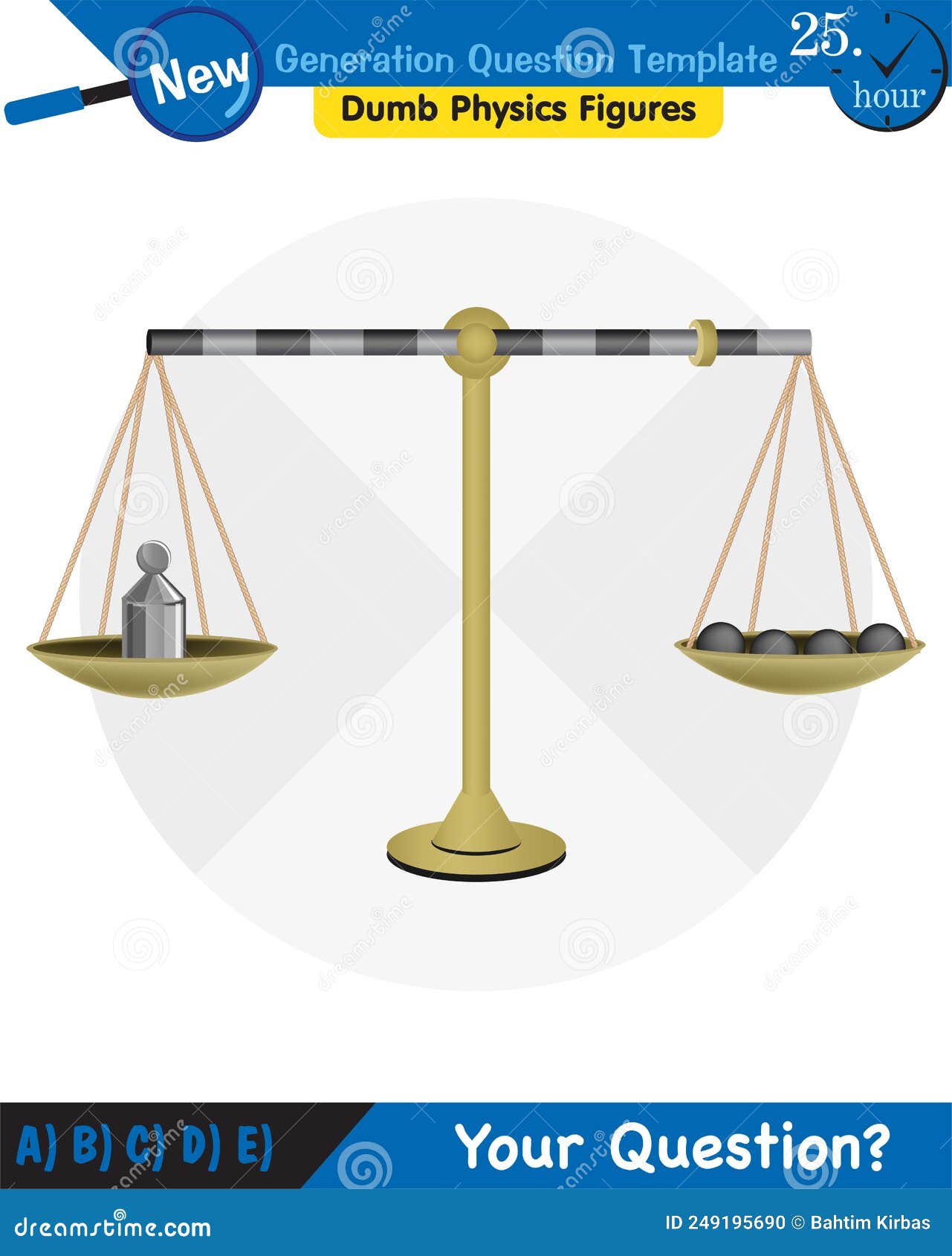 Physics, Equal Arm Scales, Eps Stock Illustration - Illustration of ...