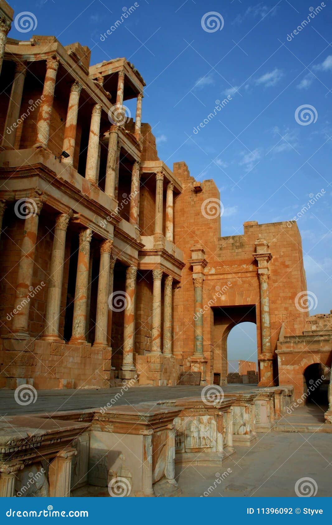 Sabratha stock photo. Image of daytime, historic, stone - 11396092