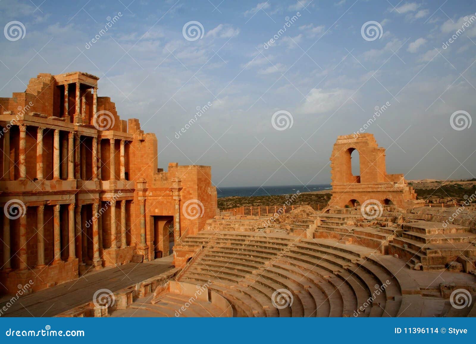 Sabratha stock photo. Image of libyan, sabratha, amphitheatre - 11396114