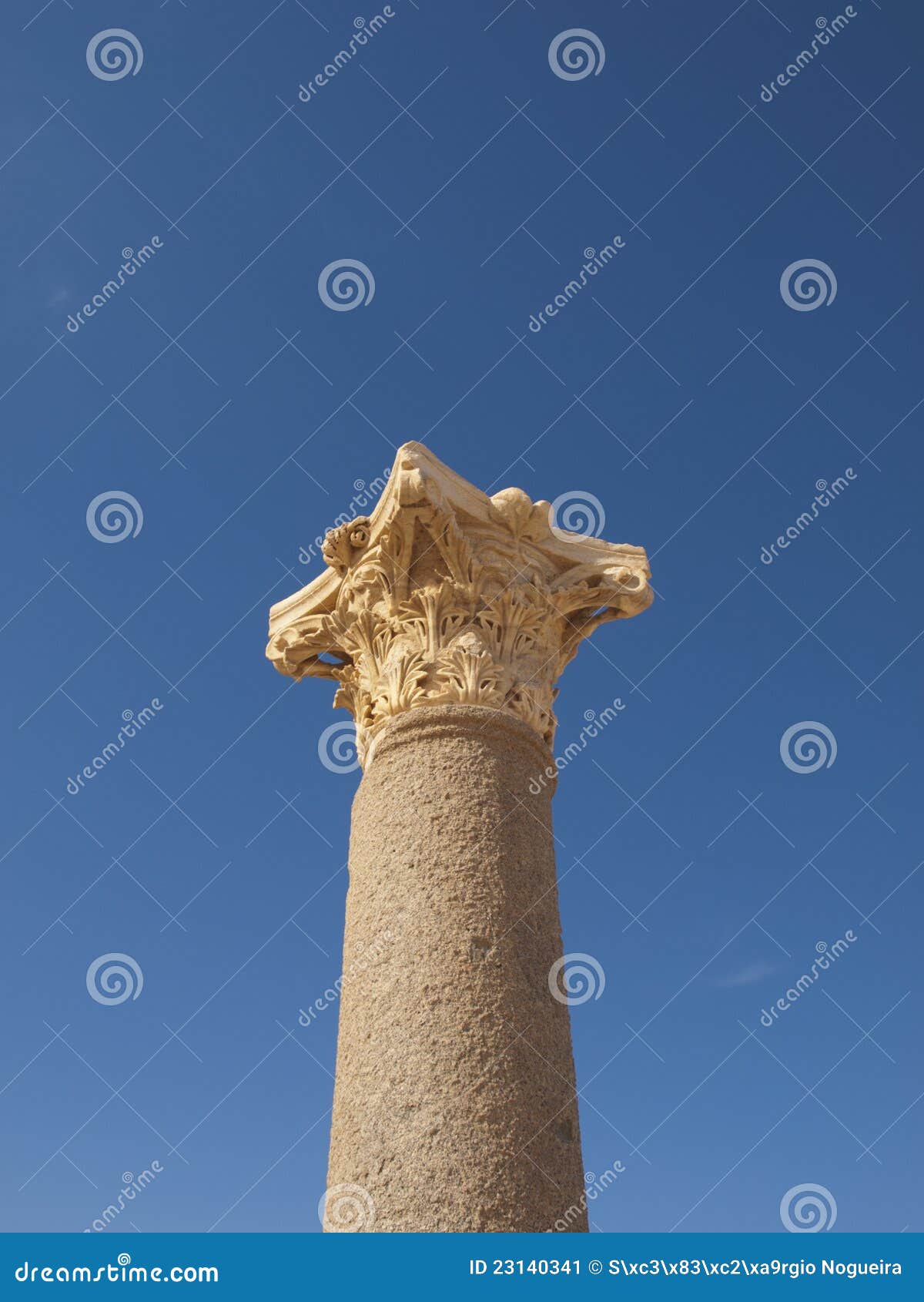 Sabratha column capitel stock image. Image of arab, ancient - 23140341