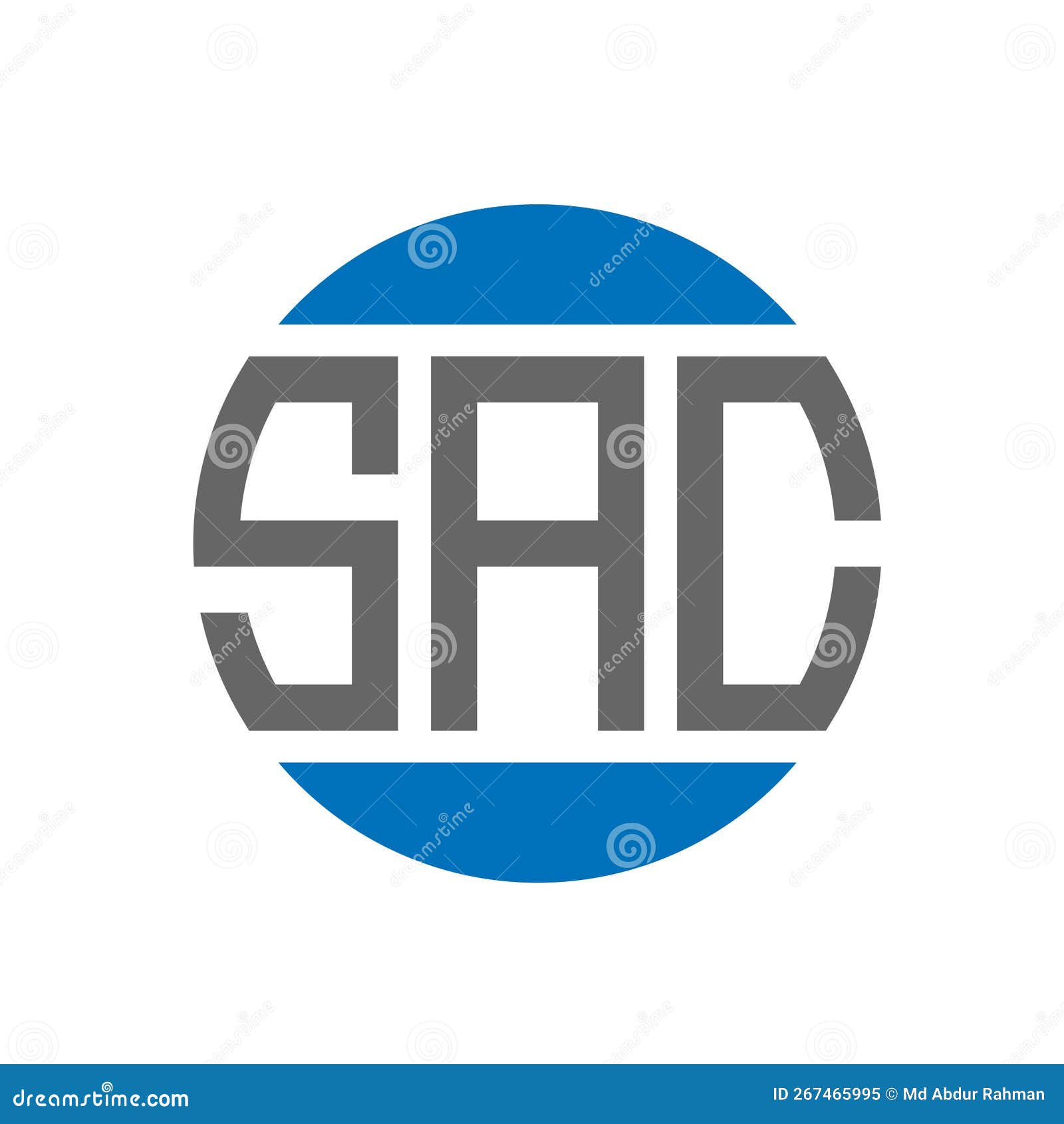 SAC Letter Logo Design on White Background. SAC Creative Initials ...