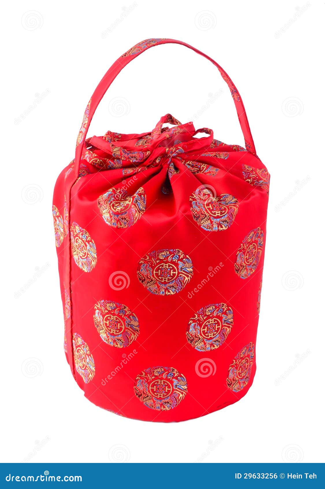 Sac Rouge Chinois Sur Le Fond Photo stock - Image du cadeau, neuf: 29633256