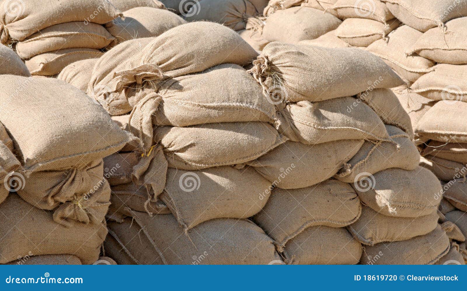 Sacchetti Di Sabbia in Mucchio Fotografia Stock - Immagine di file ...