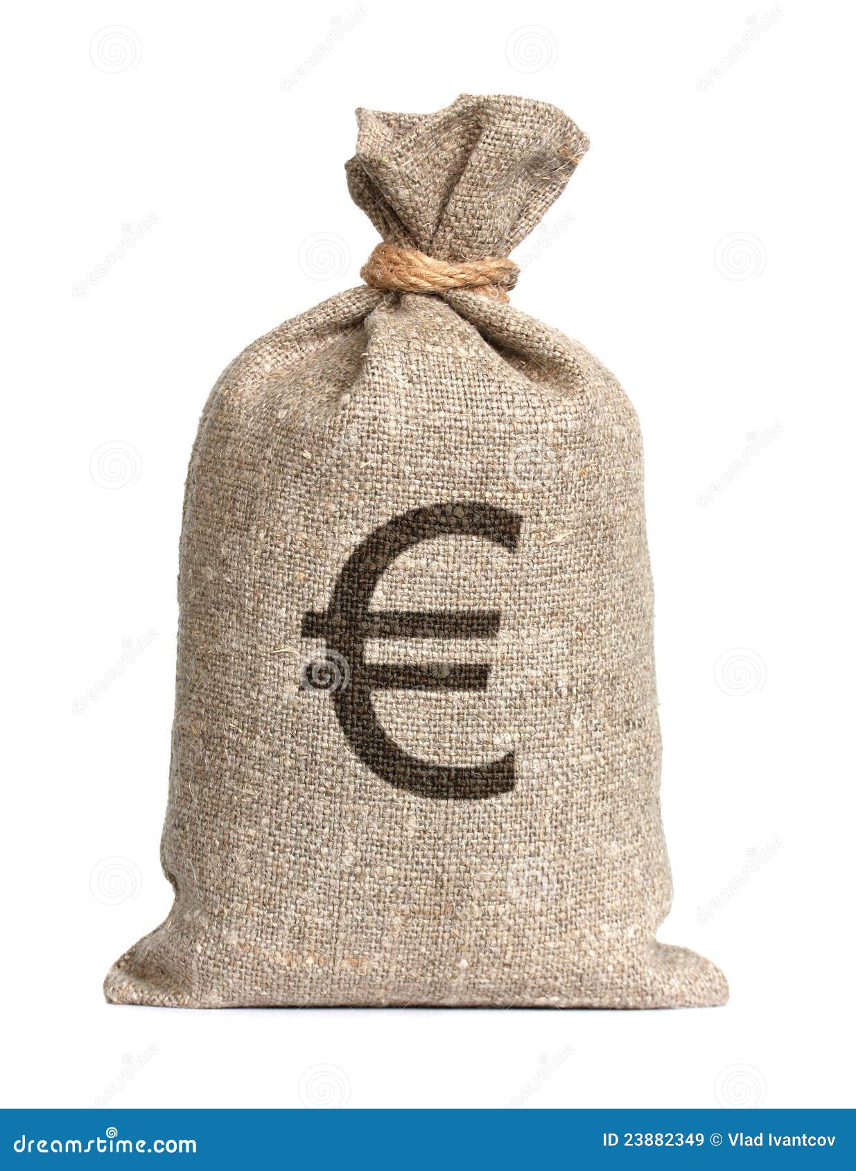 Sacchetto dall'euro. immagine stock. Immagine di soldi - 23882349