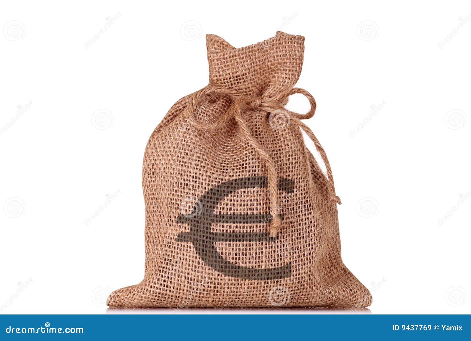 Sacchetto Dell'euro Dei Soldi Immagine Stock - Immagine di retail ...