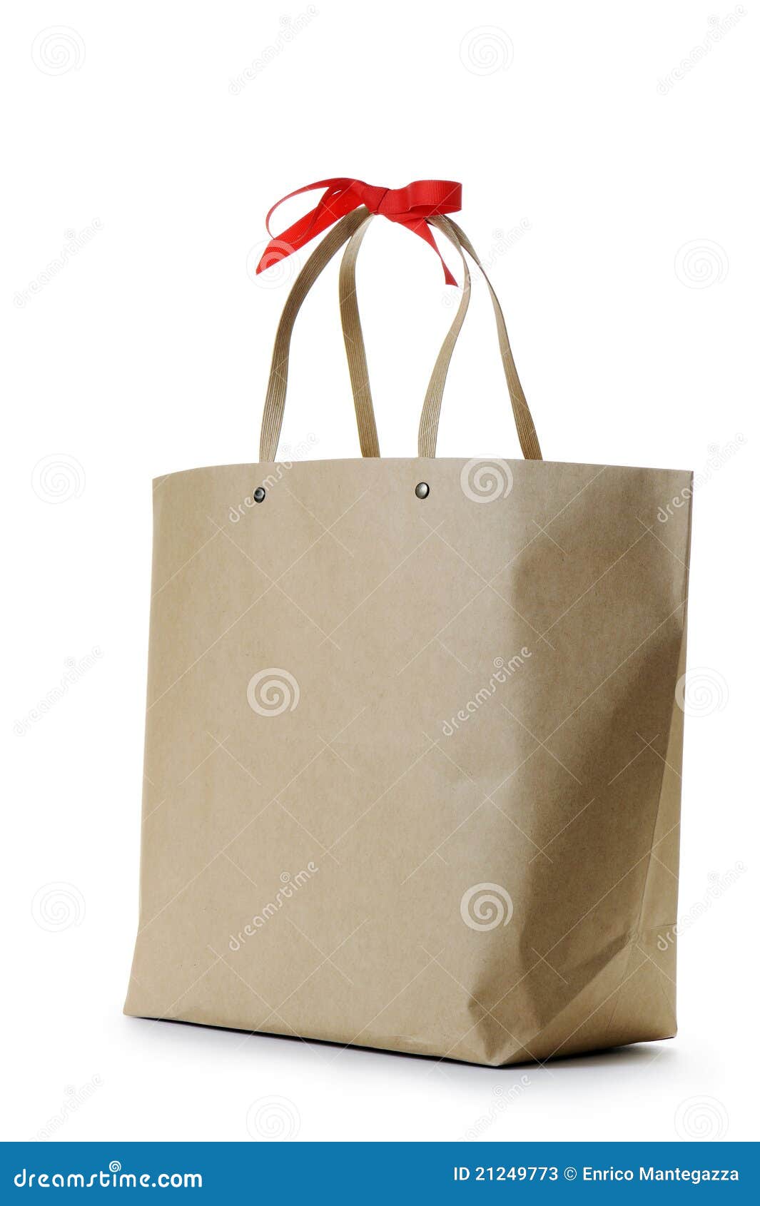 Sacchetto di acquisto immagine stock. Immagine di rosso - 21249773