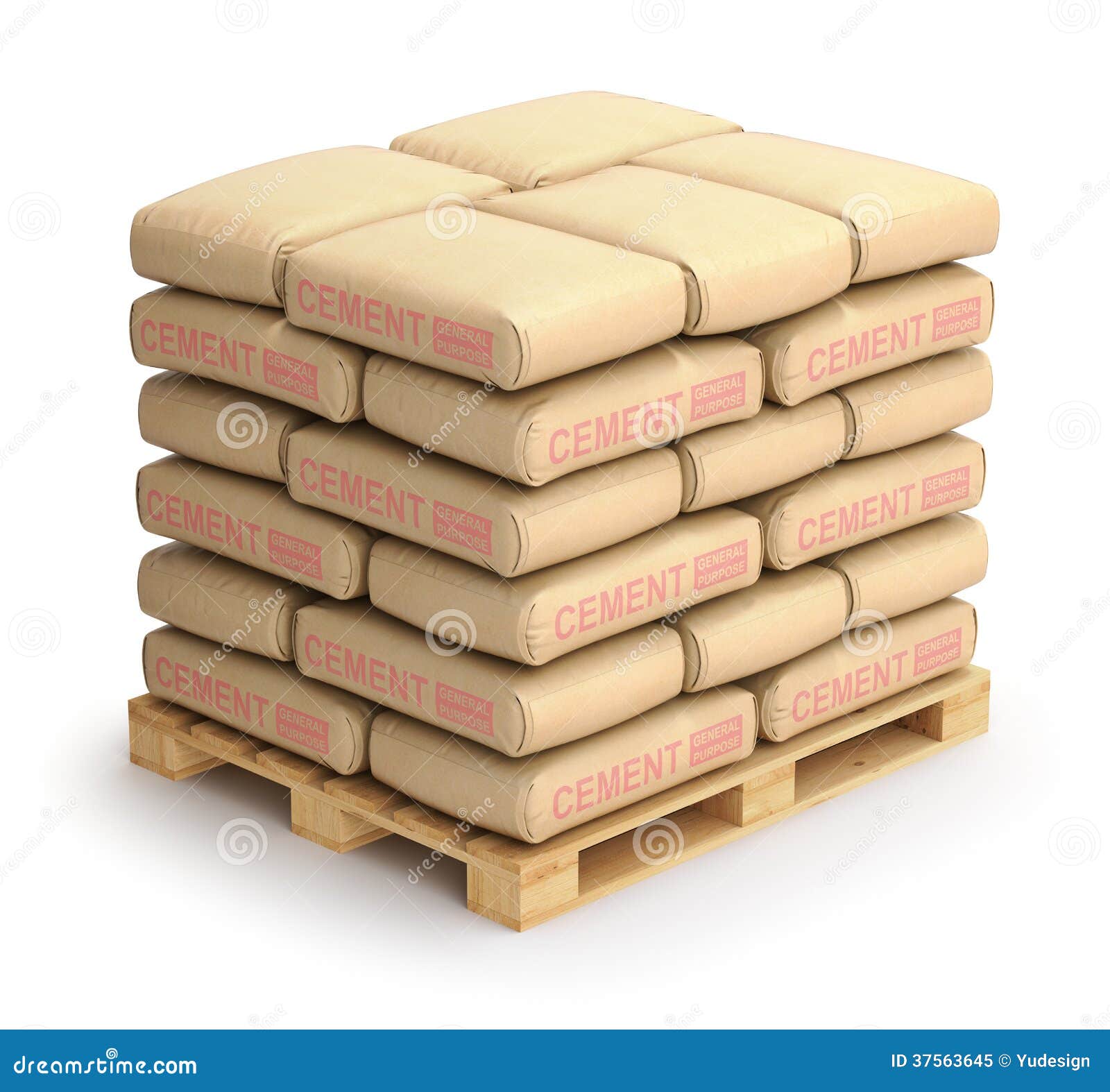 Sacchi del cemento illustrazione di stock. Illustrazione di sacco ...