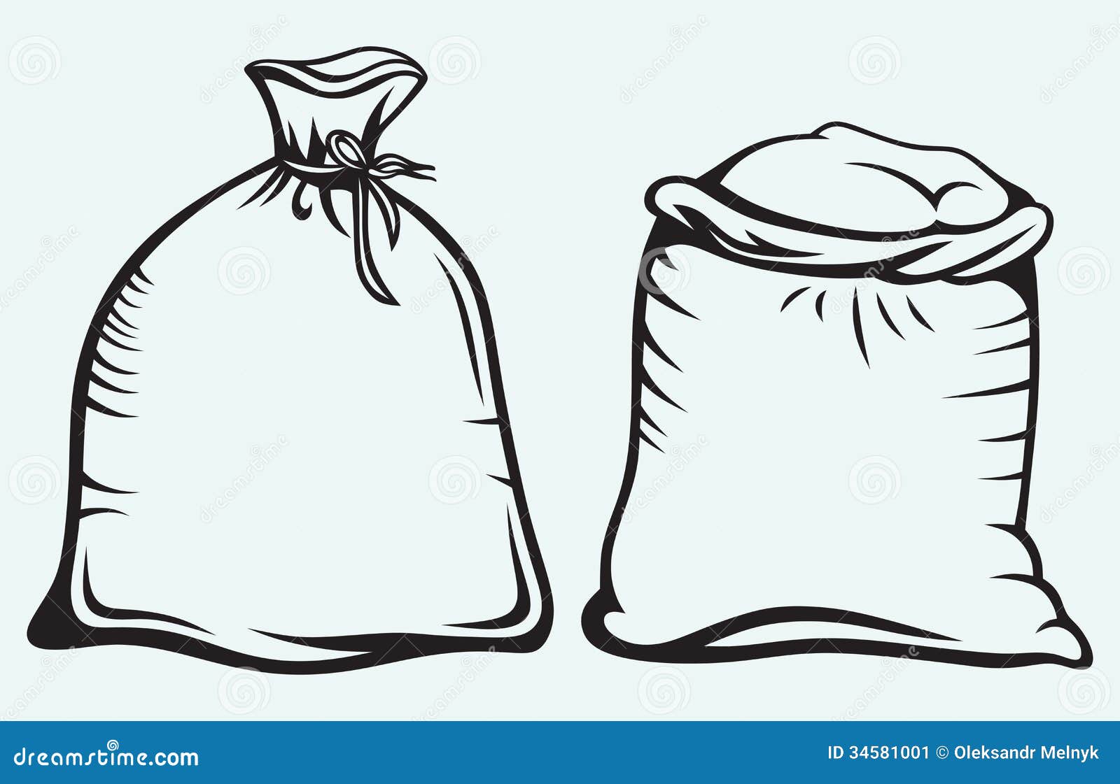Sacchi di grano illustrazione vettoriale. Immagine di cereale - 34581001