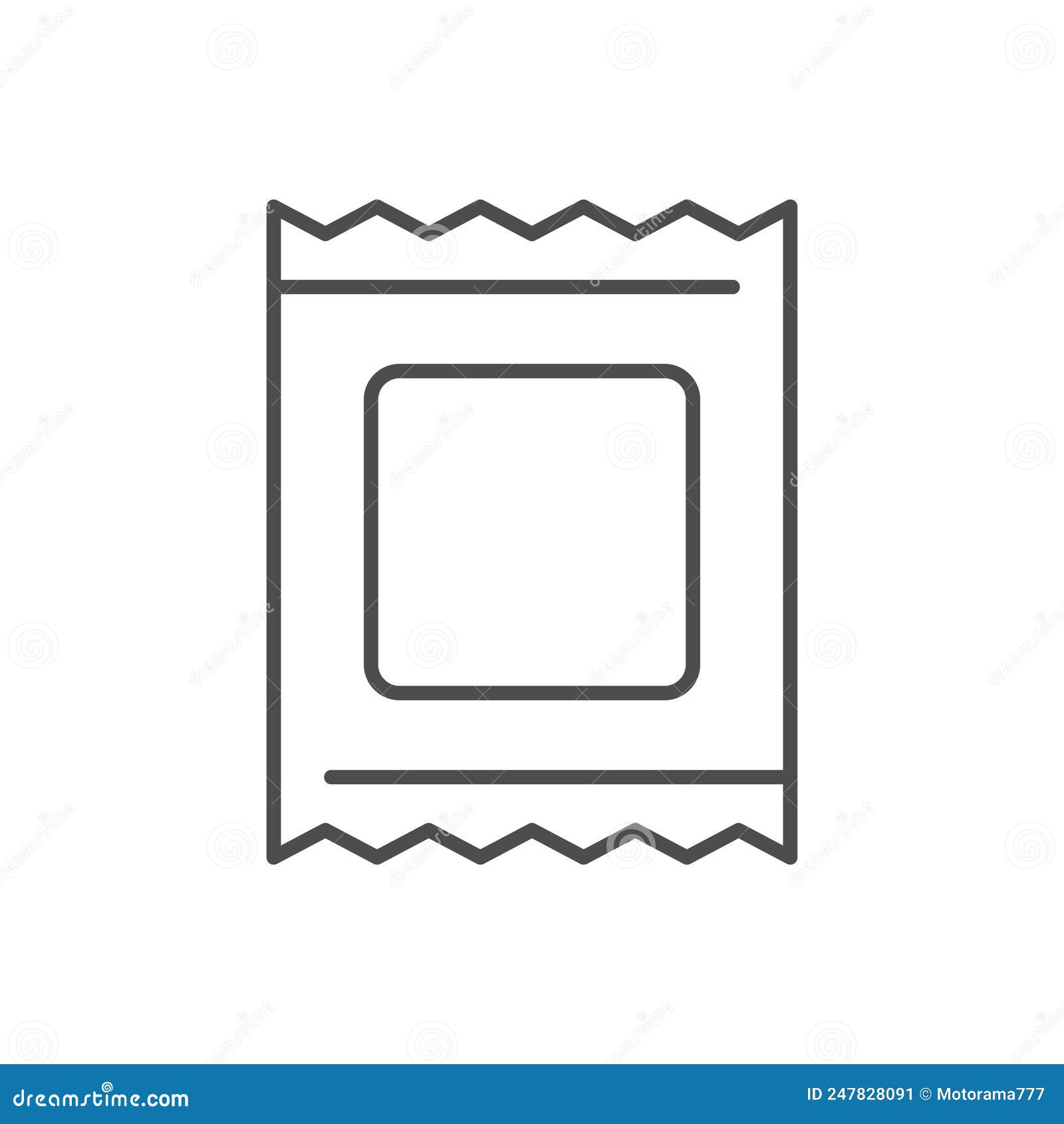 Sachet Line Icons. Vector Illustration Included Icon As Sugar Powder ...