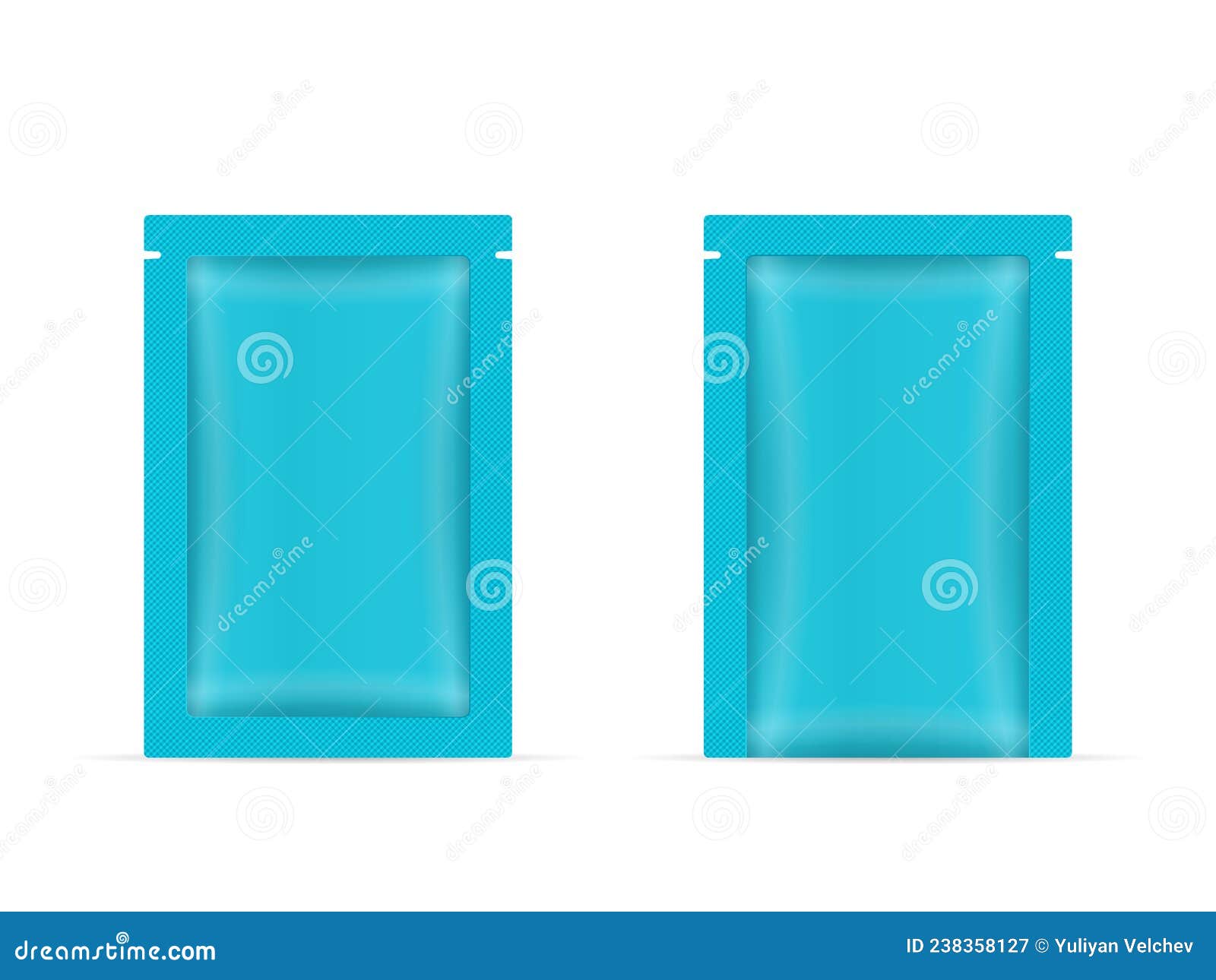 Sachet set stock vector. Illustration of container, sachet - 238358127