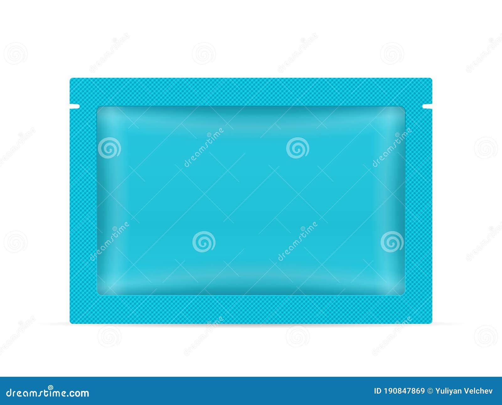 Sachet stock vector. Illustration of paper, retail, snack - 190847869